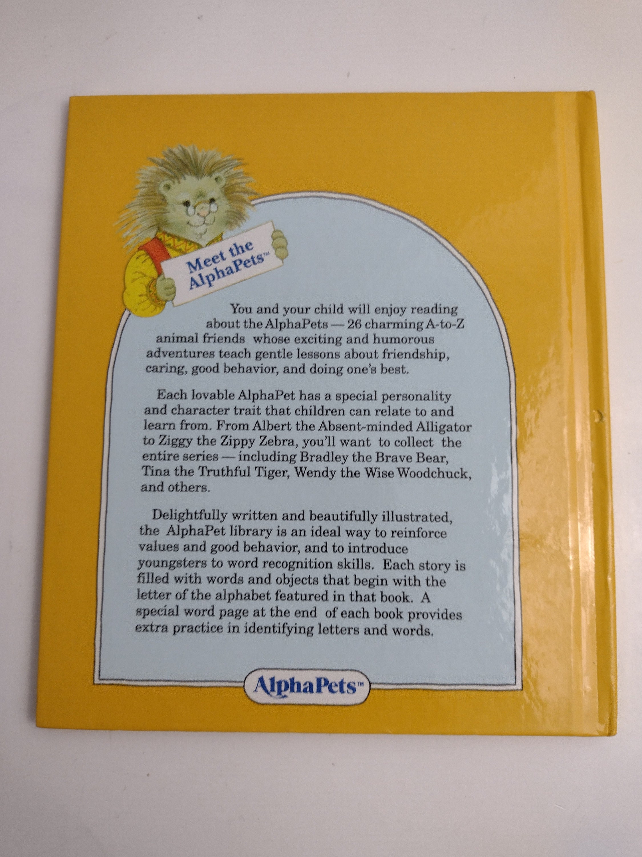 Alphapets Book Tina Tells the Truth 1991 Grolier - Etsy
