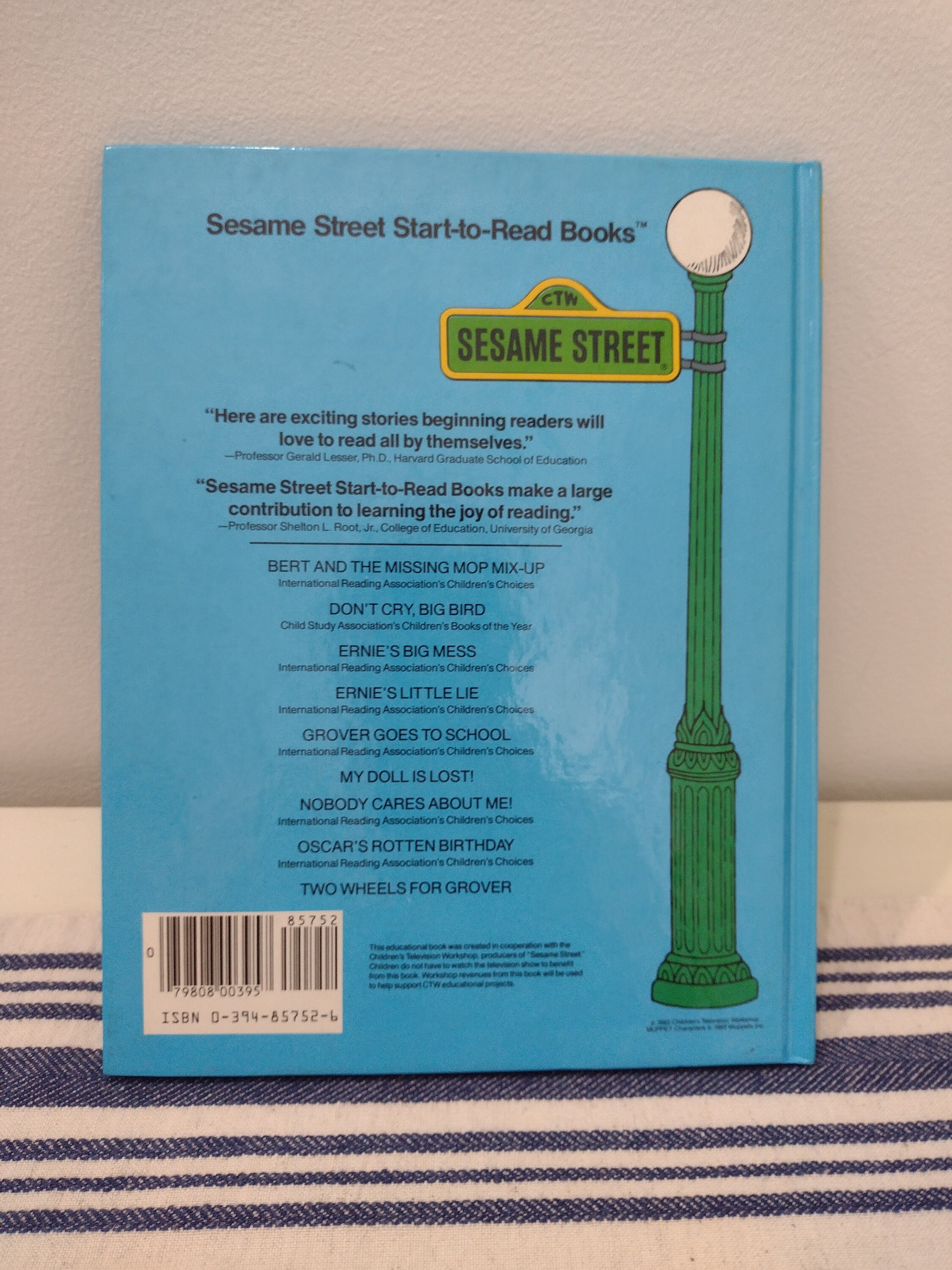 Sesame Street Bert and the Missing Mop Mix-up 1983 Children's ...
