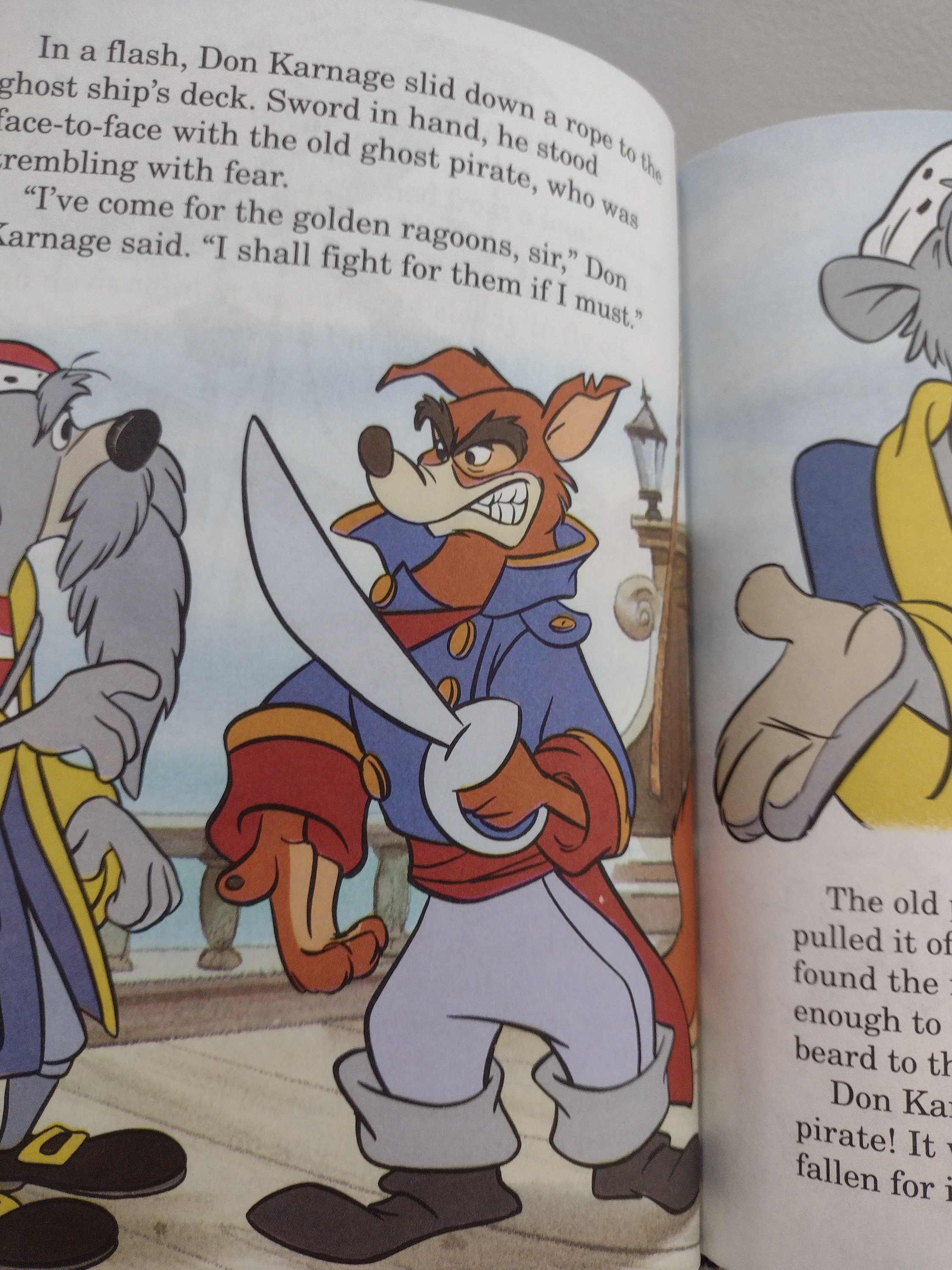 A Little Golden Book Disney's Talespin Ghost Ship 1991 - Etsy