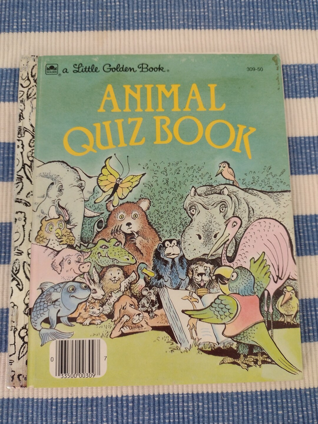 A Little Golden Book - Animal Quiz Book 1983 by Edith T Kunhardt ...