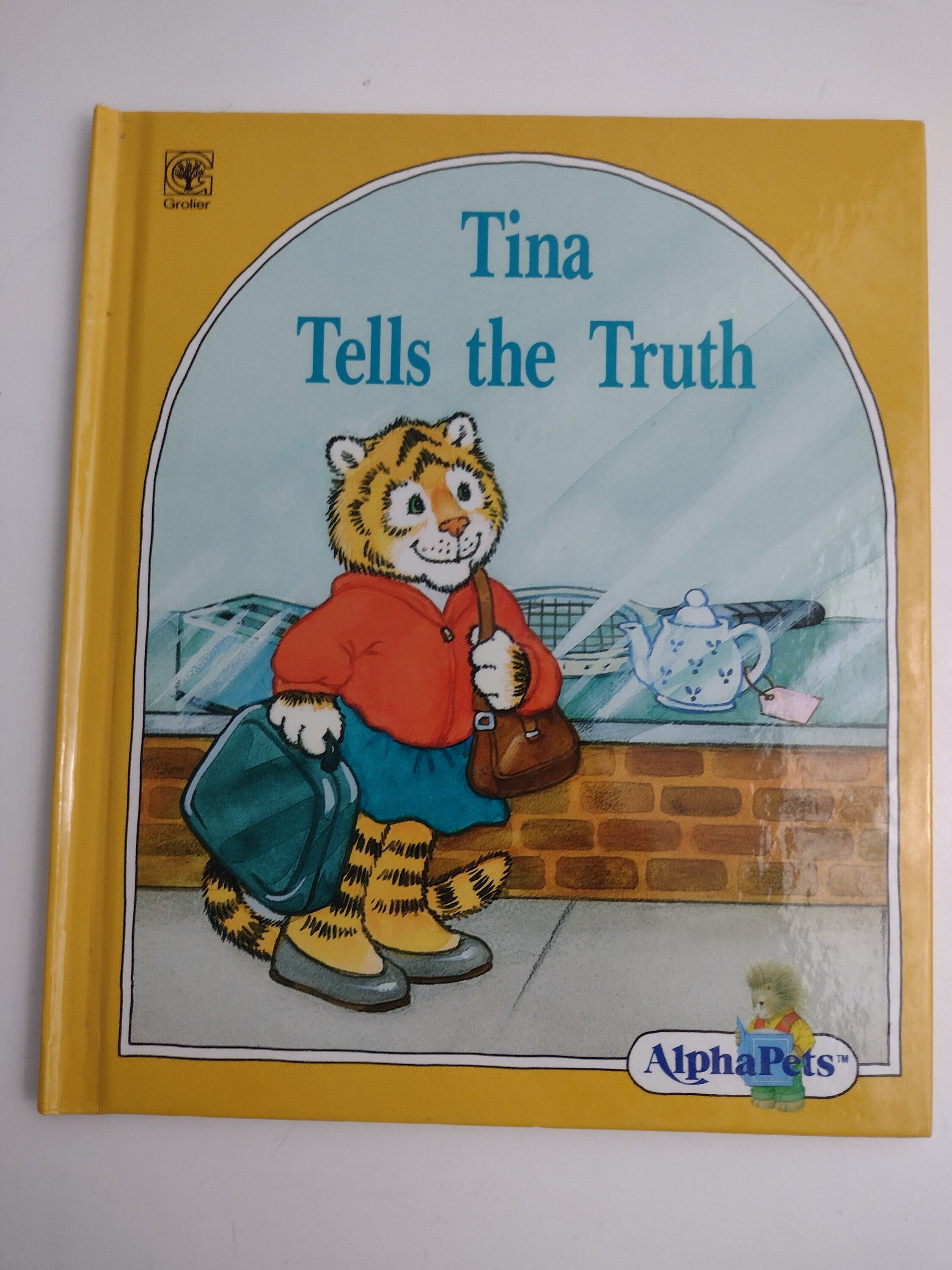 Alphapets Book Tina Tells the Truth 1991 Grolier - Etsy