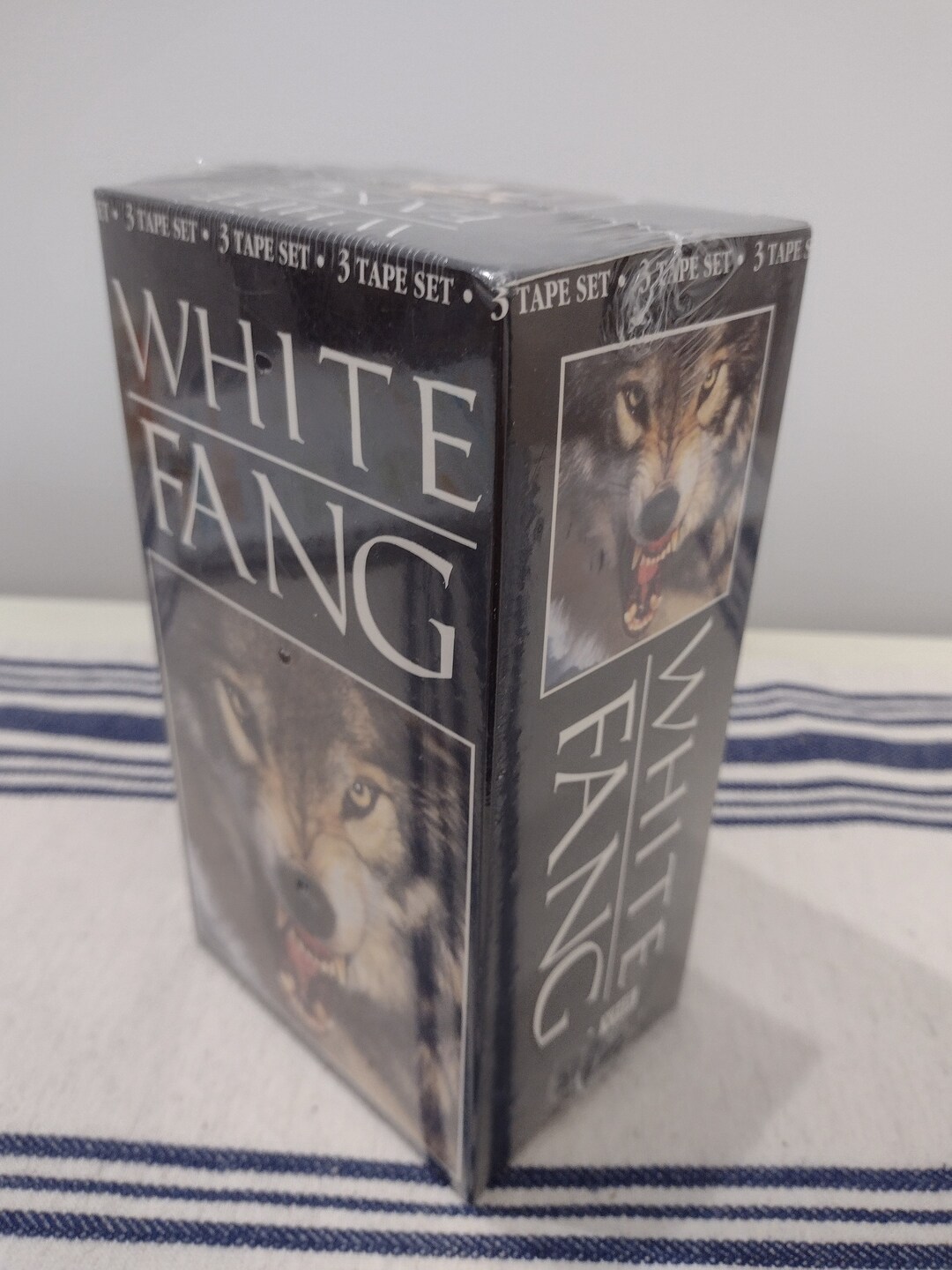 1995 White Fang VHS Video Box Set Three Movies Unopened Jack London ...
