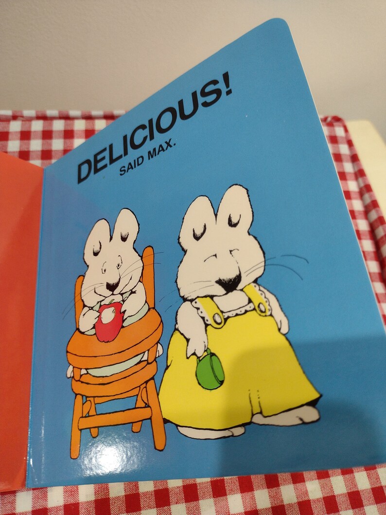 Max's First Word by Rosemary Wells Board Book 1979 - Etsy