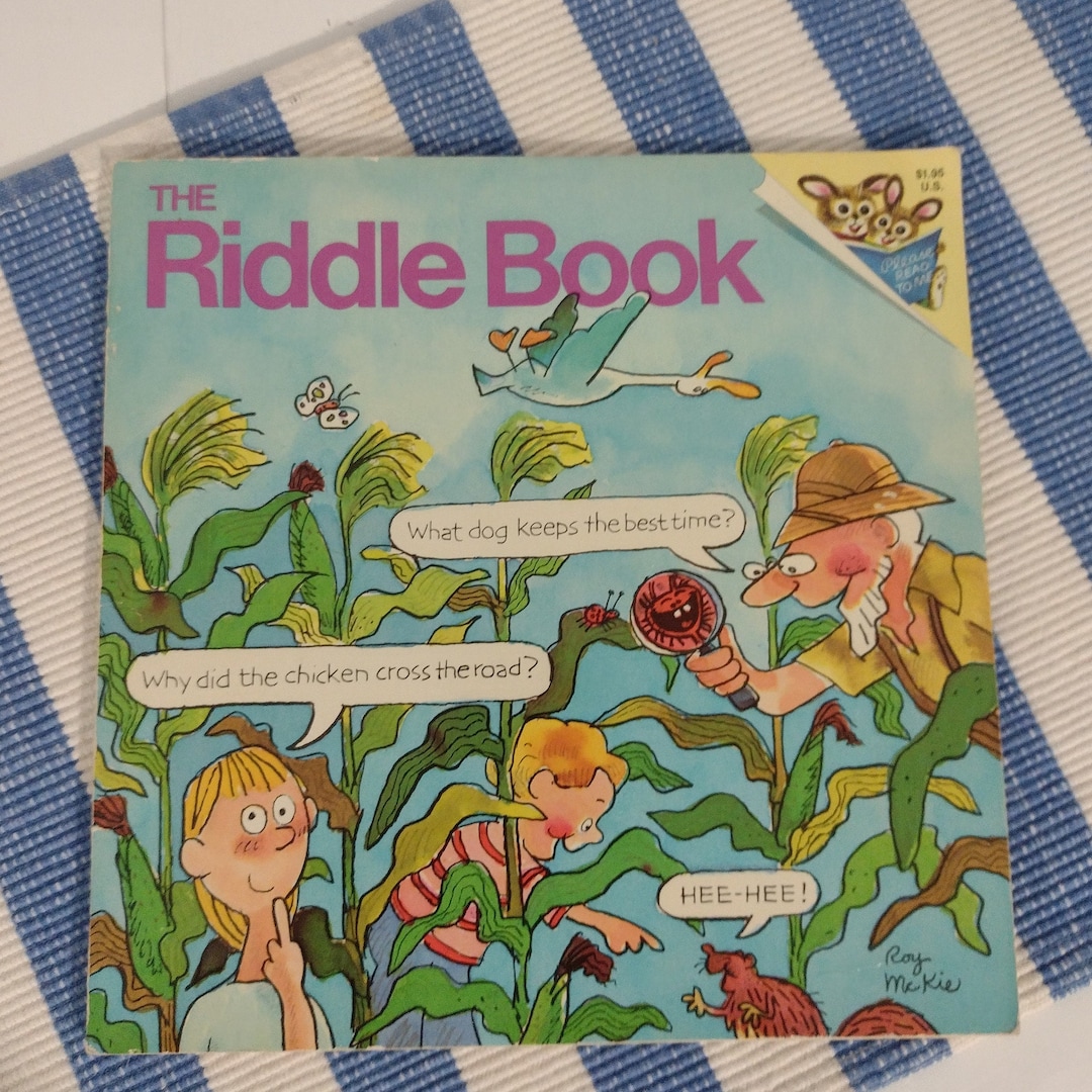 The Riddle Book 1978 Random House Pictureback Book Paperback - Etsy
