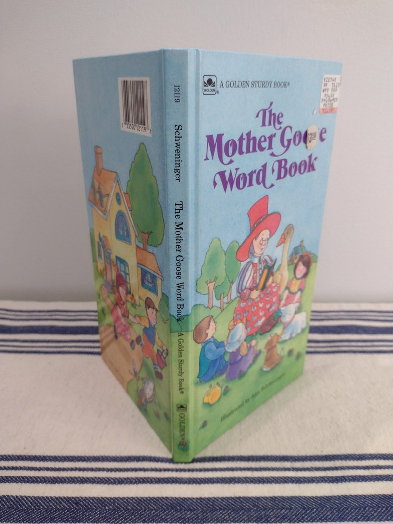 The Mother Goose Word Book- A Golden Sturdy Book 1987 Hardcover ...