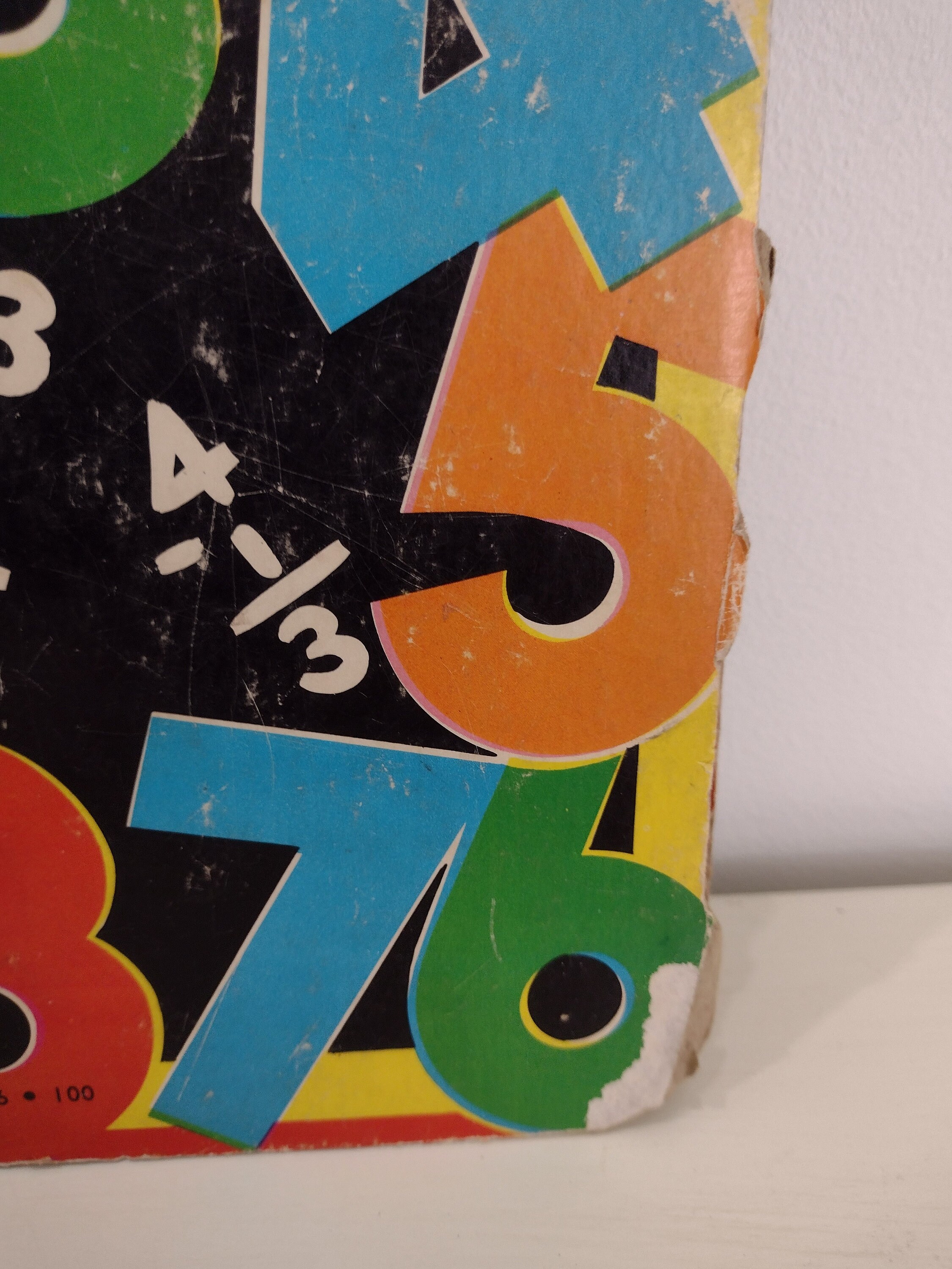 Vintage 1961 the Big Counting Book Pre-school Board Book in Rough ...