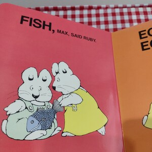 Max's First Word by Rosemary Wells - Board Book 1979 - Etsy