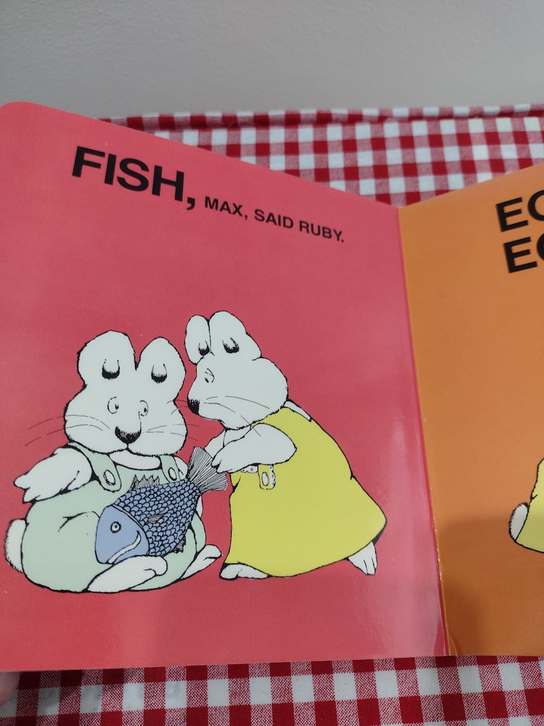 Max's First Word by Rosemary Wells Board Book 1979 - Etsy