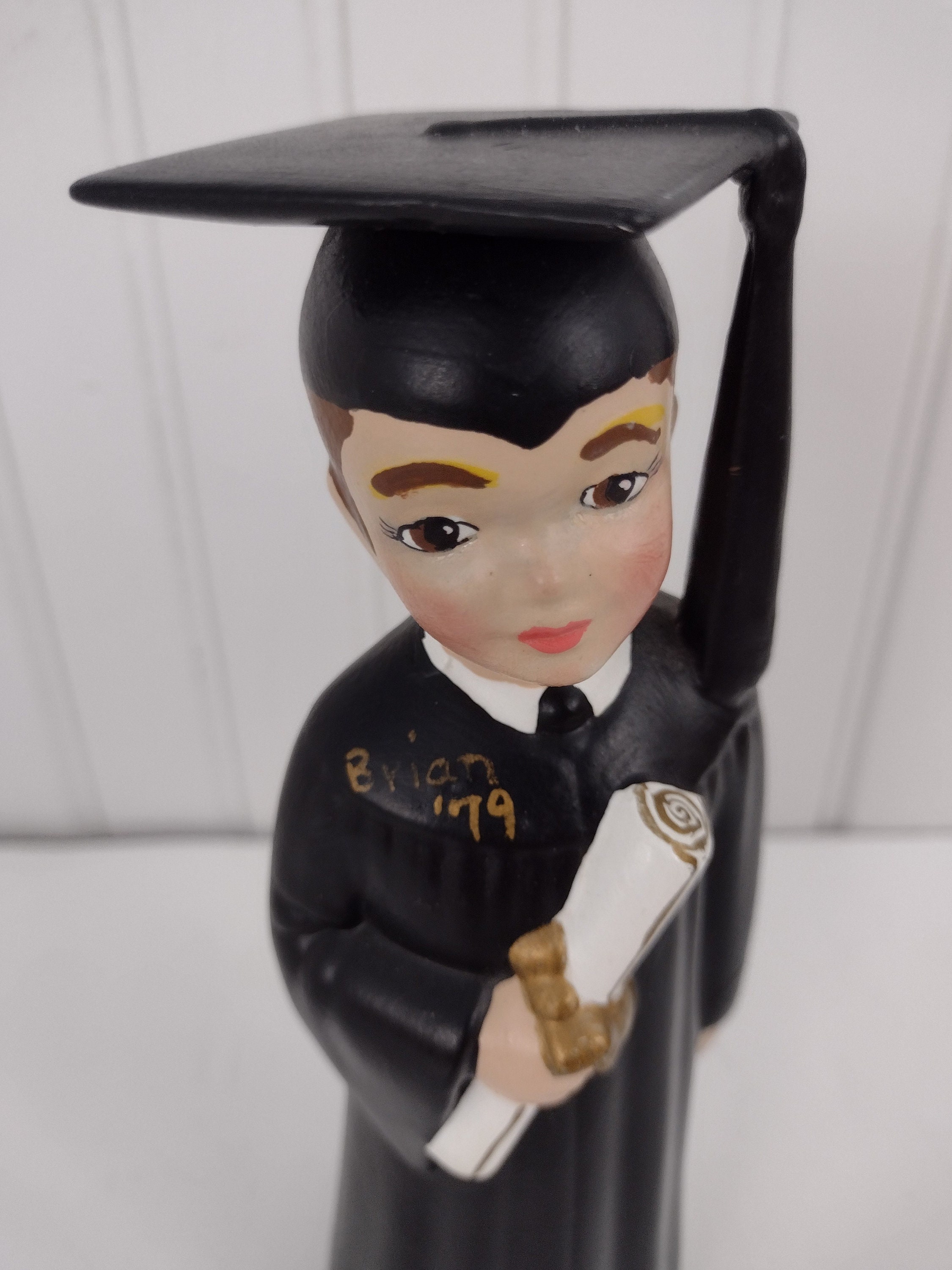 Vintage Ceramic Graduation Graduate Male Boy High School - Etsy