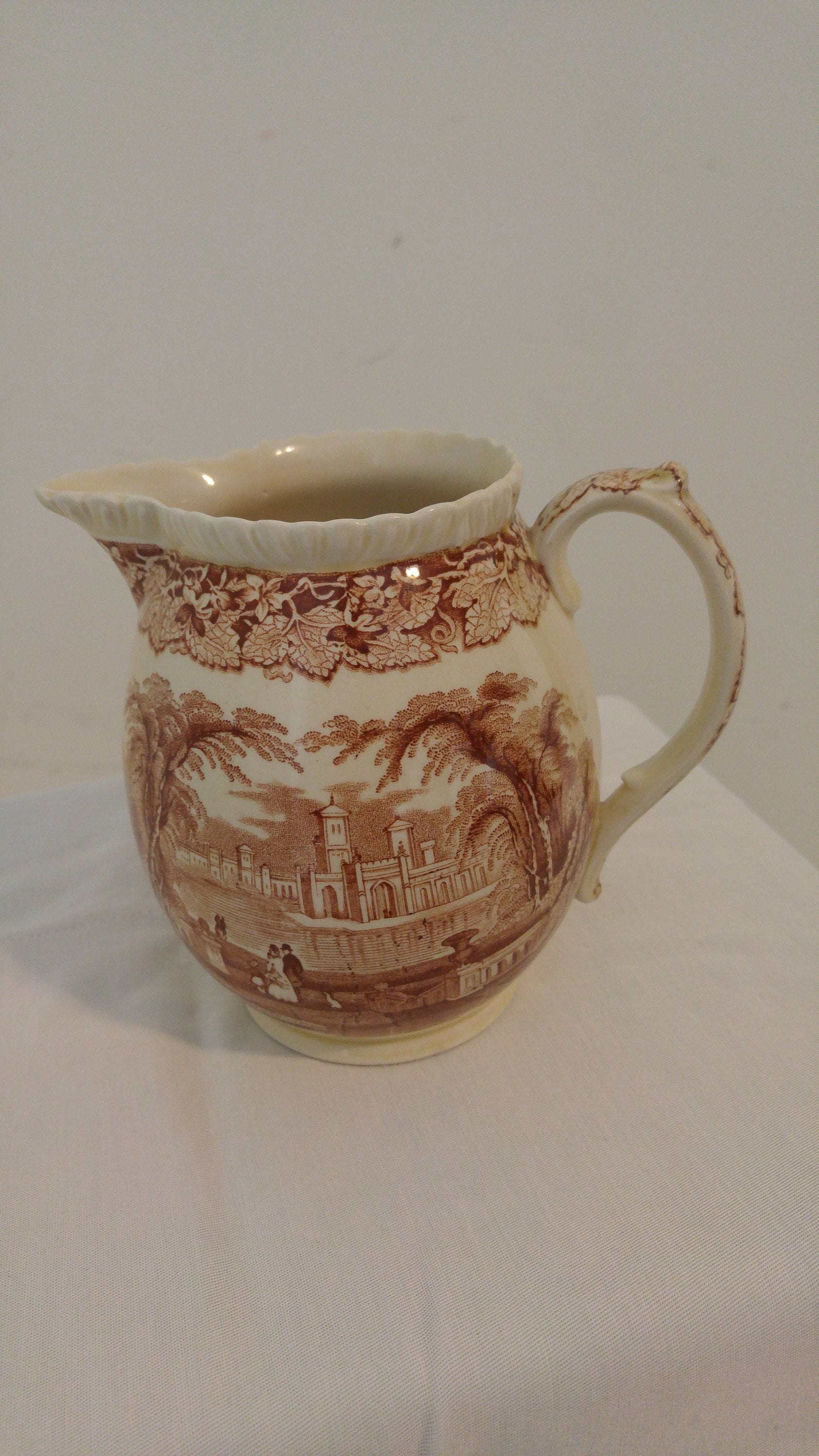 Mason's Patent Iron Stone Pitcher Made in England - Etsy.de