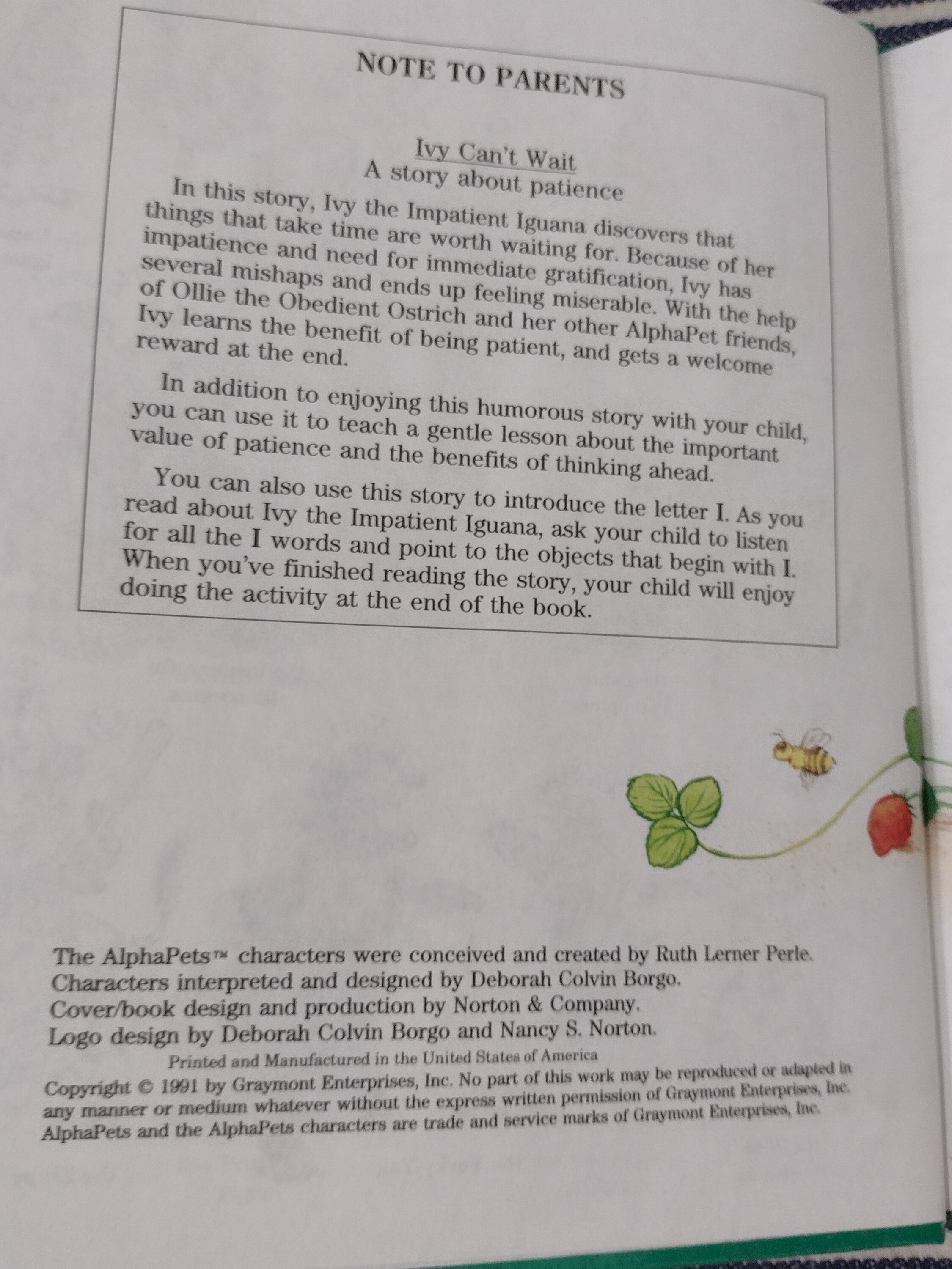 AlphaPets Book Ivy Can't Wait 1990 Grolier Series Ivy - Etsy.de