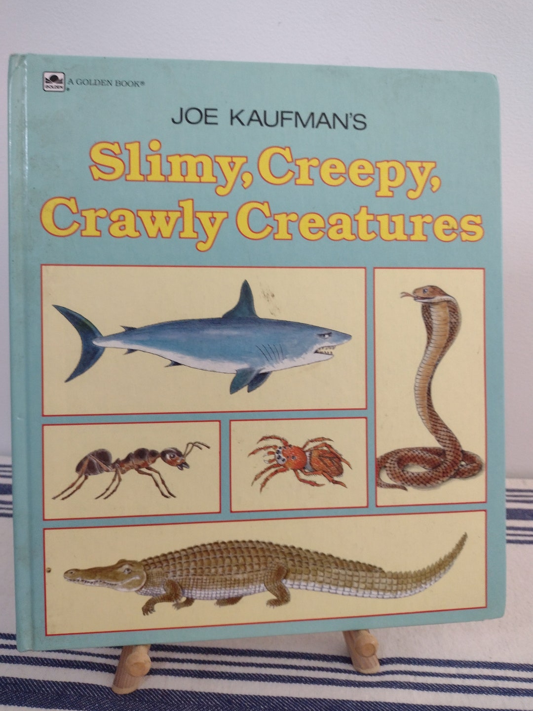 1985 Slimy, Creepy, Crawly Creatures by Joe Kaufman Oversized Hardcover ...