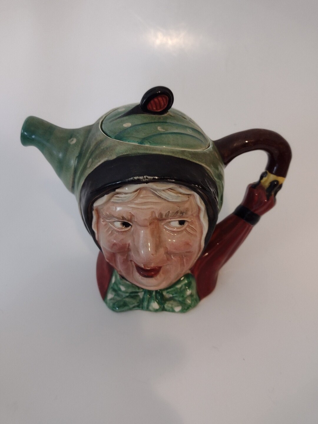 Beswick Ware Vintage Sairey Gamp Toby Figural Dickens Tea Pot Made in ...