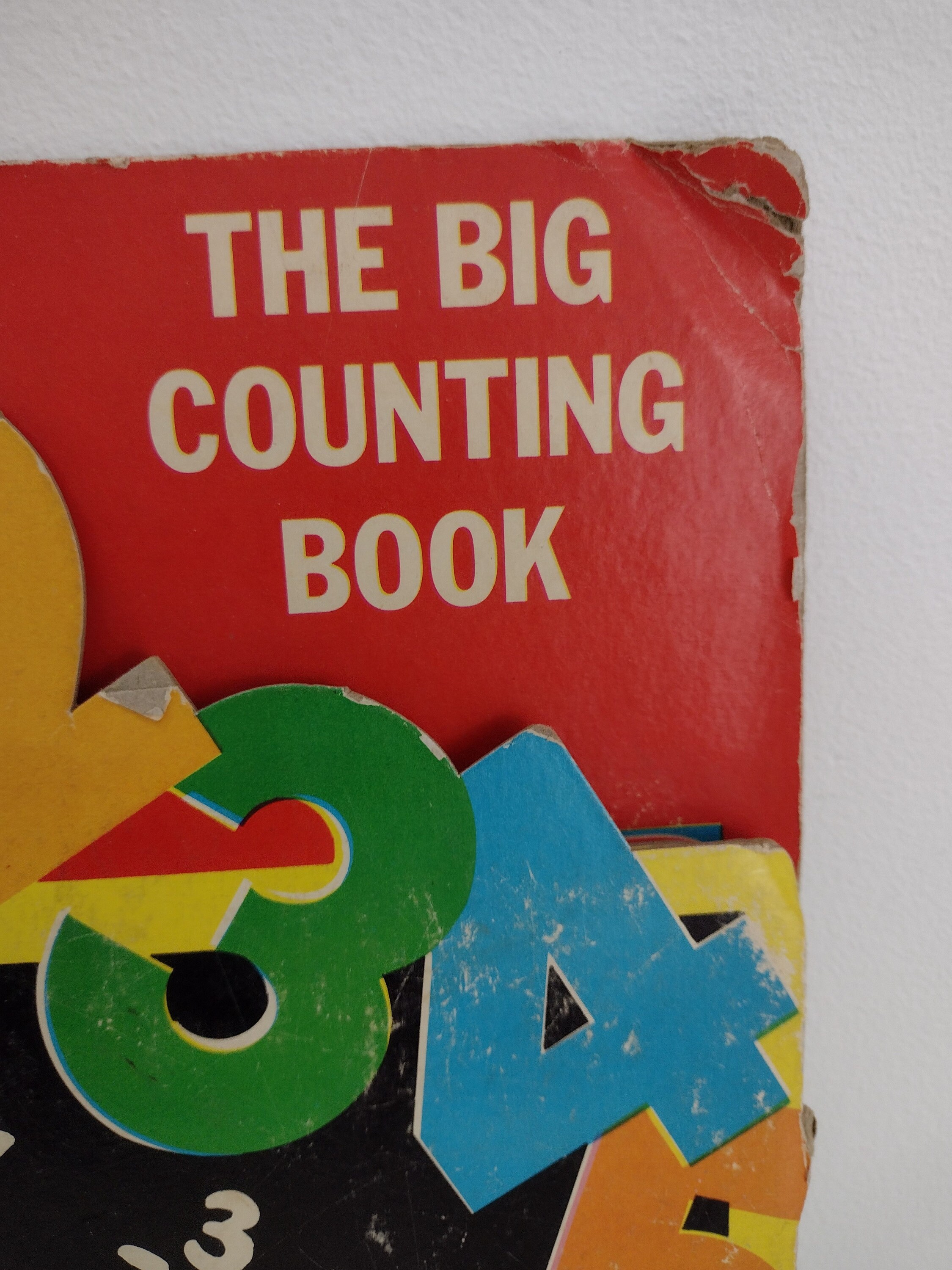 Vintage 1961 the Big Counting Book Pre-school Board Book in Rough ...