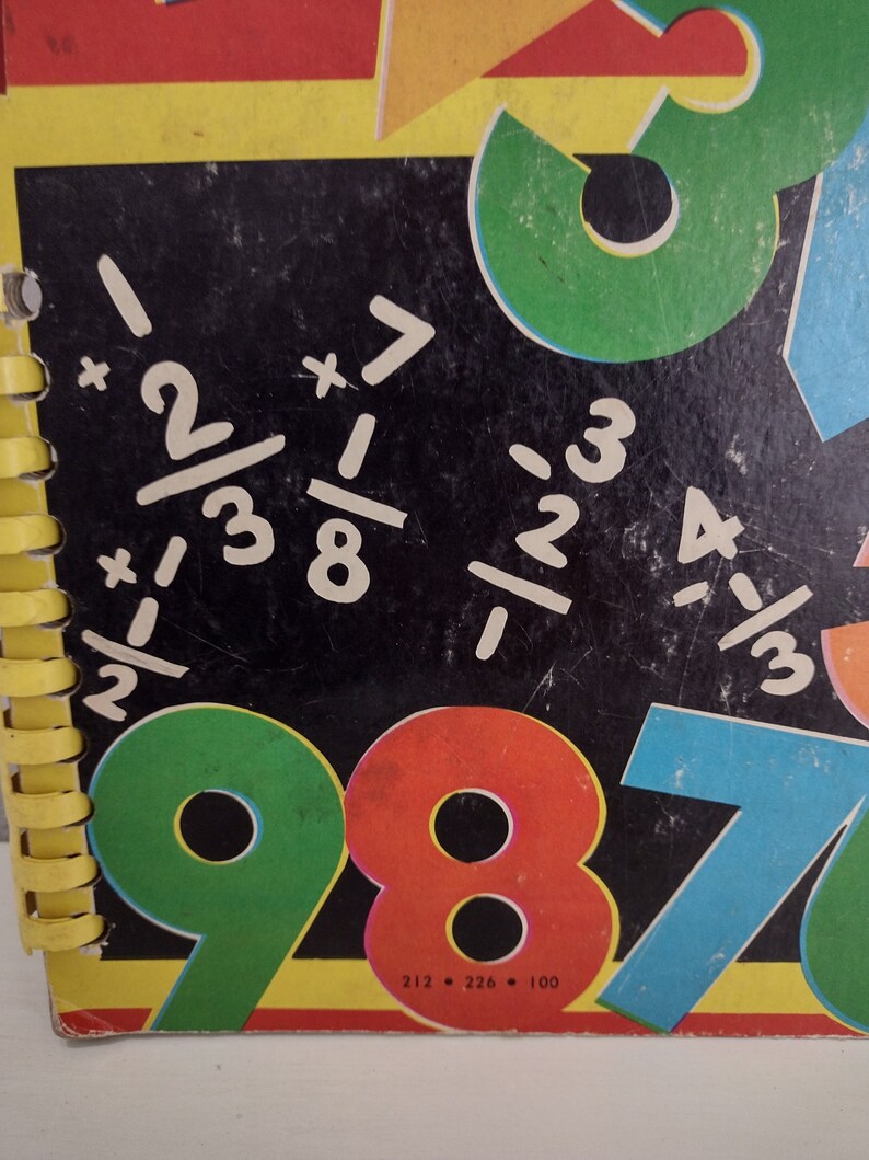 Vintage 1961 the Big Counting Book Pre-school Board Book in Rough ...