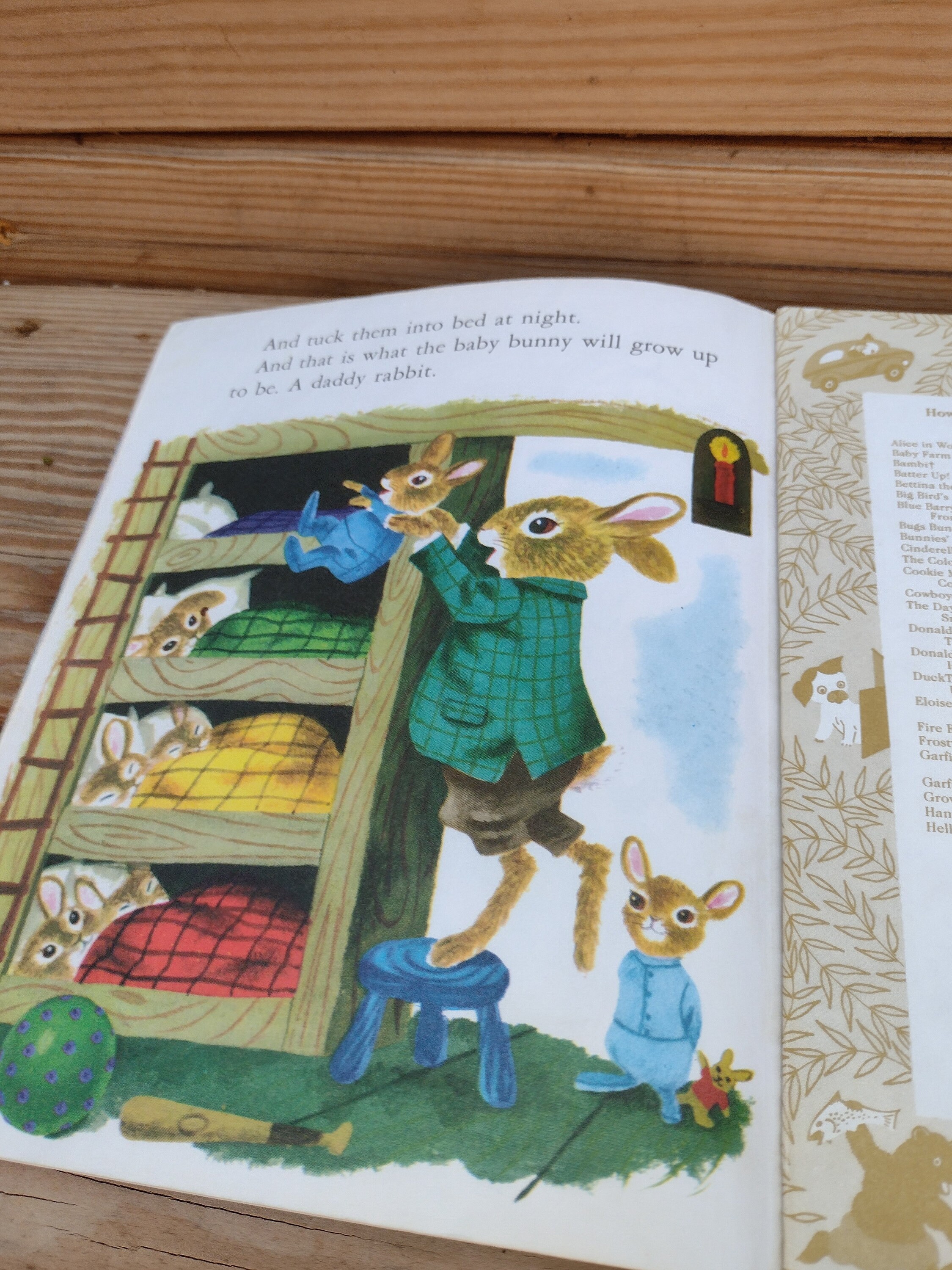 Little Golden Book when Bunny Grows up 1955 Copyright Later Edition ...
