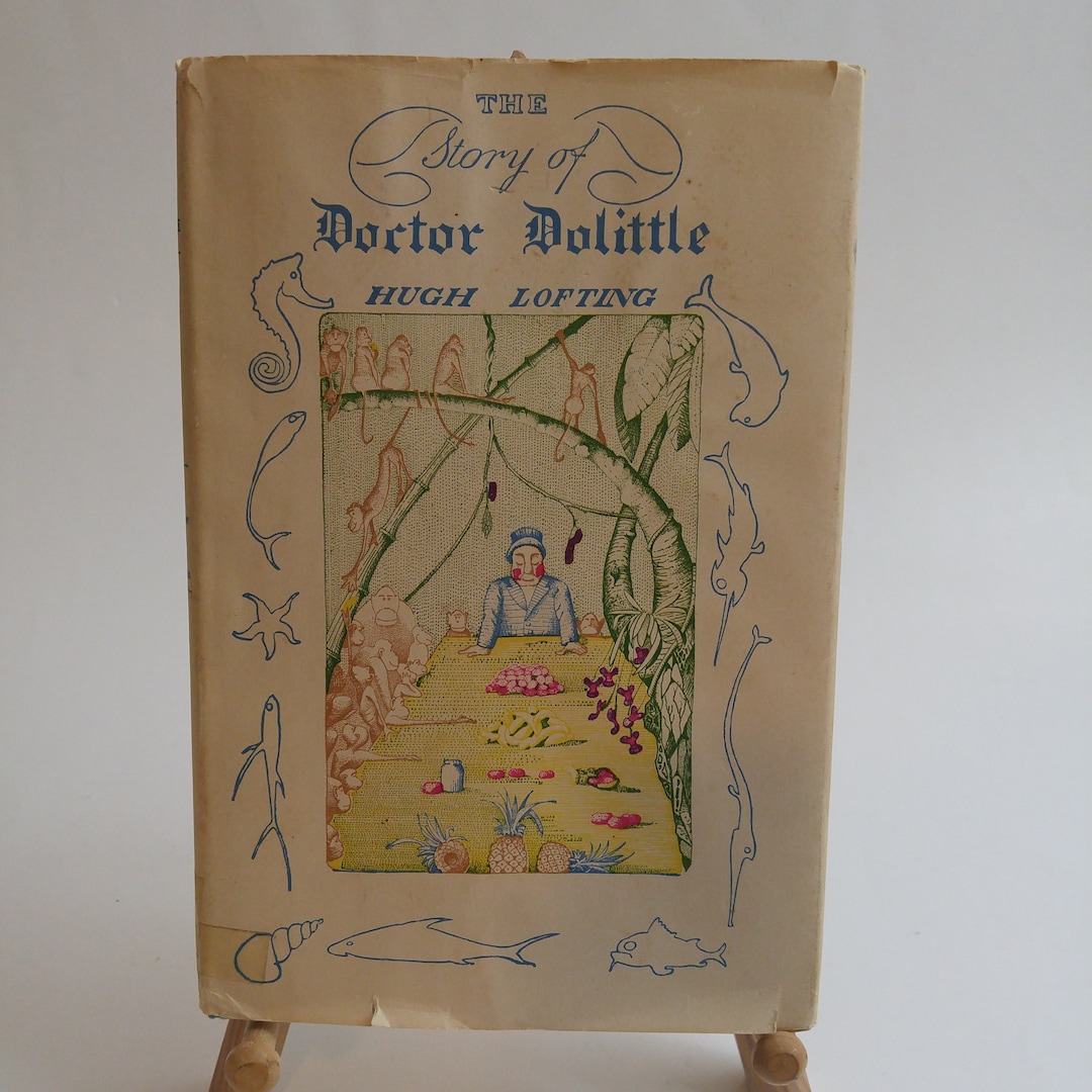 The Story of Doctor Dolittle by Hugh Lofting Hardcover With Dust Jacket ...