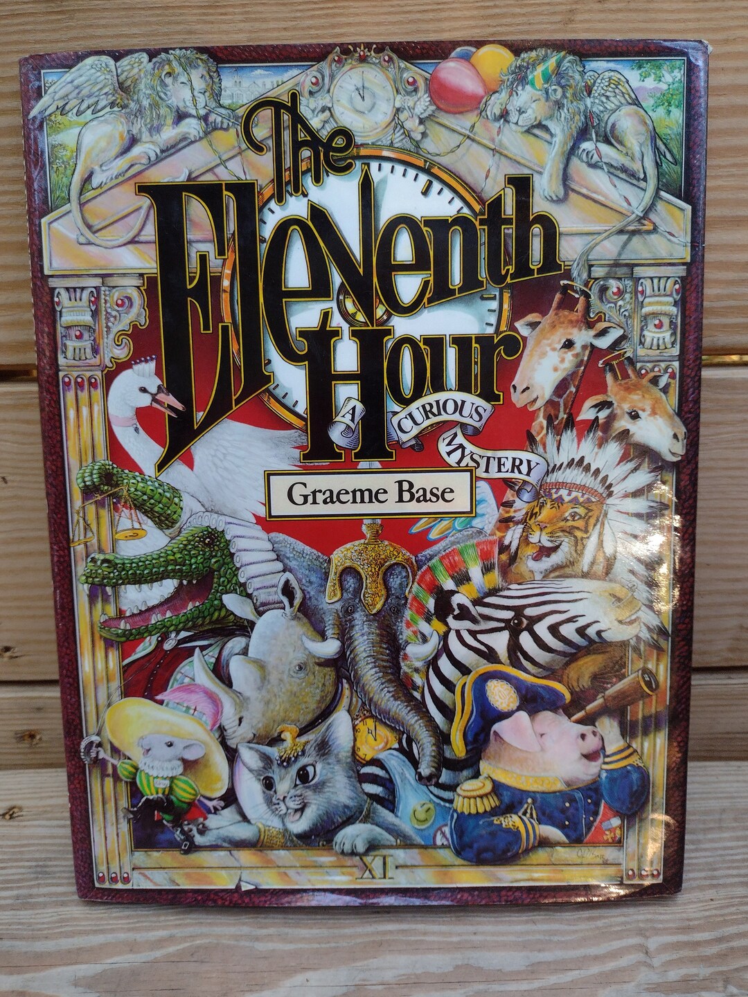 The Eleventh Hour- A Curious Mystery by Graeme Base 1989 Hardcover With ...