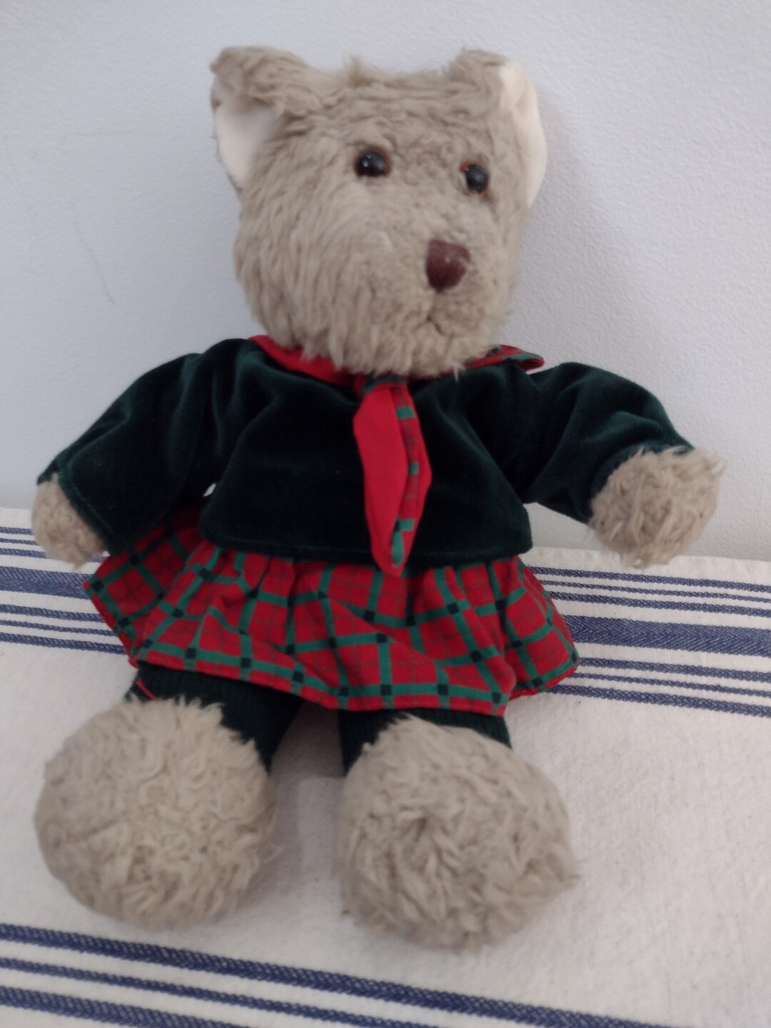 Christopher & Holly Bear Teddy Bear 1994 Toys R Us - Girl Bear Dressed ...