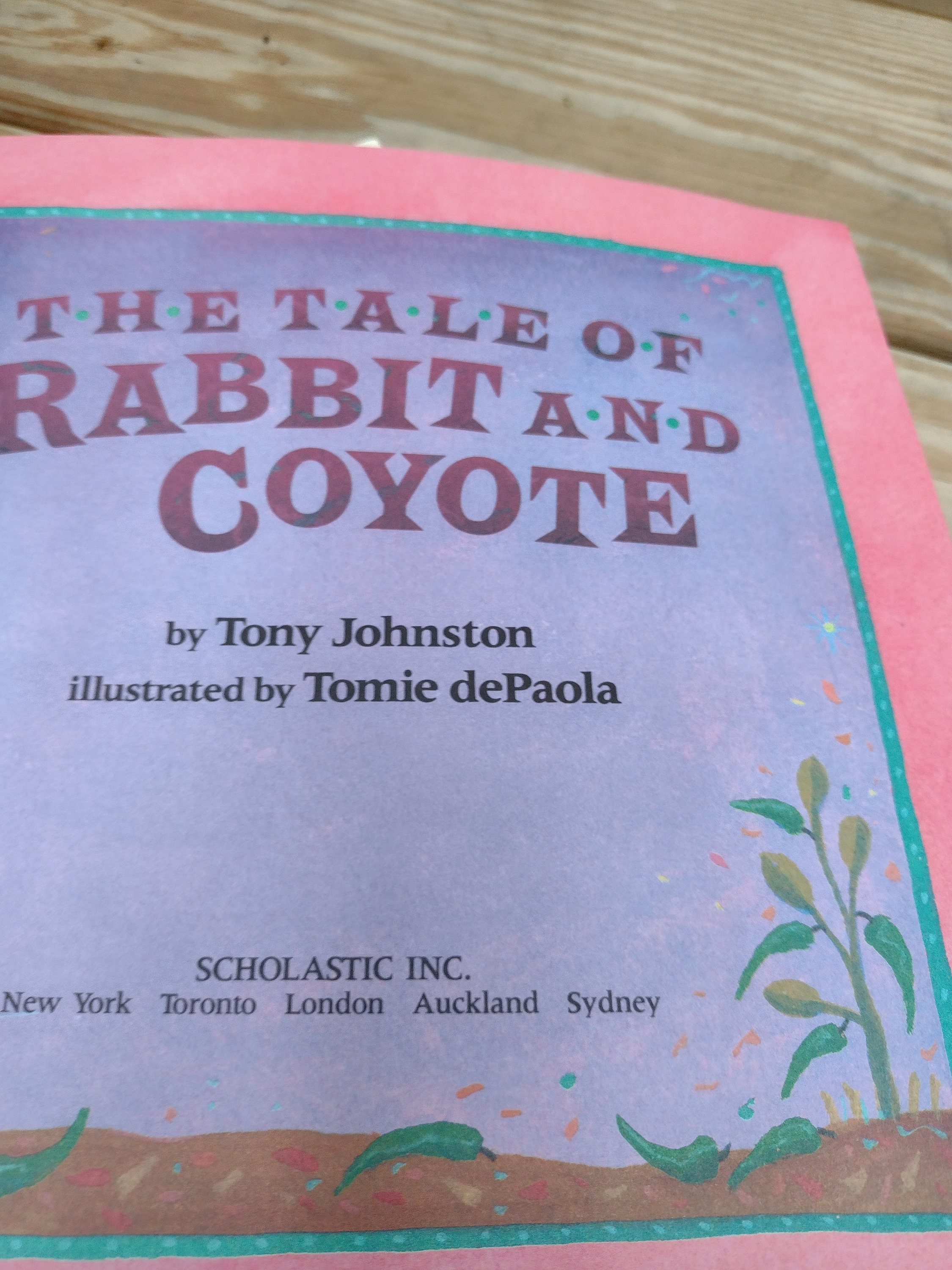 The Tale of Rabbit and Coyote by Tony Johnston Illustrated by Tomie ...