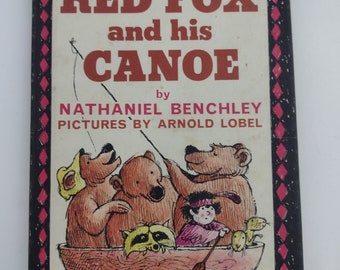 Red Fox and His Canoe Nathaniel Benchley Arnold Lobel 1964 - Etsy