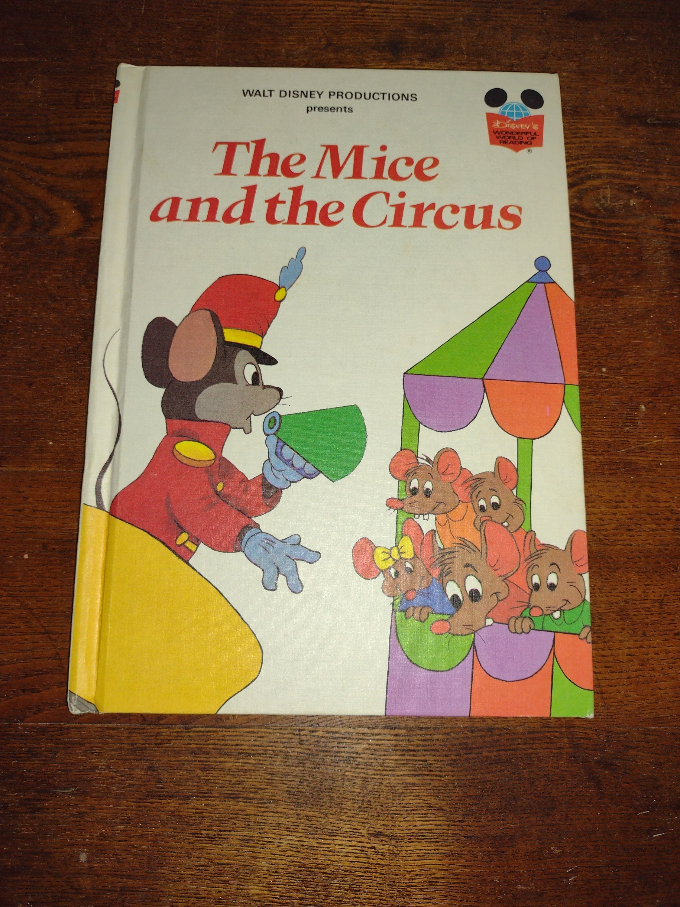 Walt Disney Productions the Mice and the Circus Book Club Edition 1979 ...