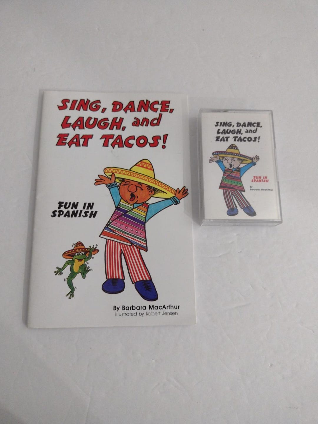 Sing, Dance, Laugh, and Eat Tacos 1993 Book and Cassette Tape Spanish ...