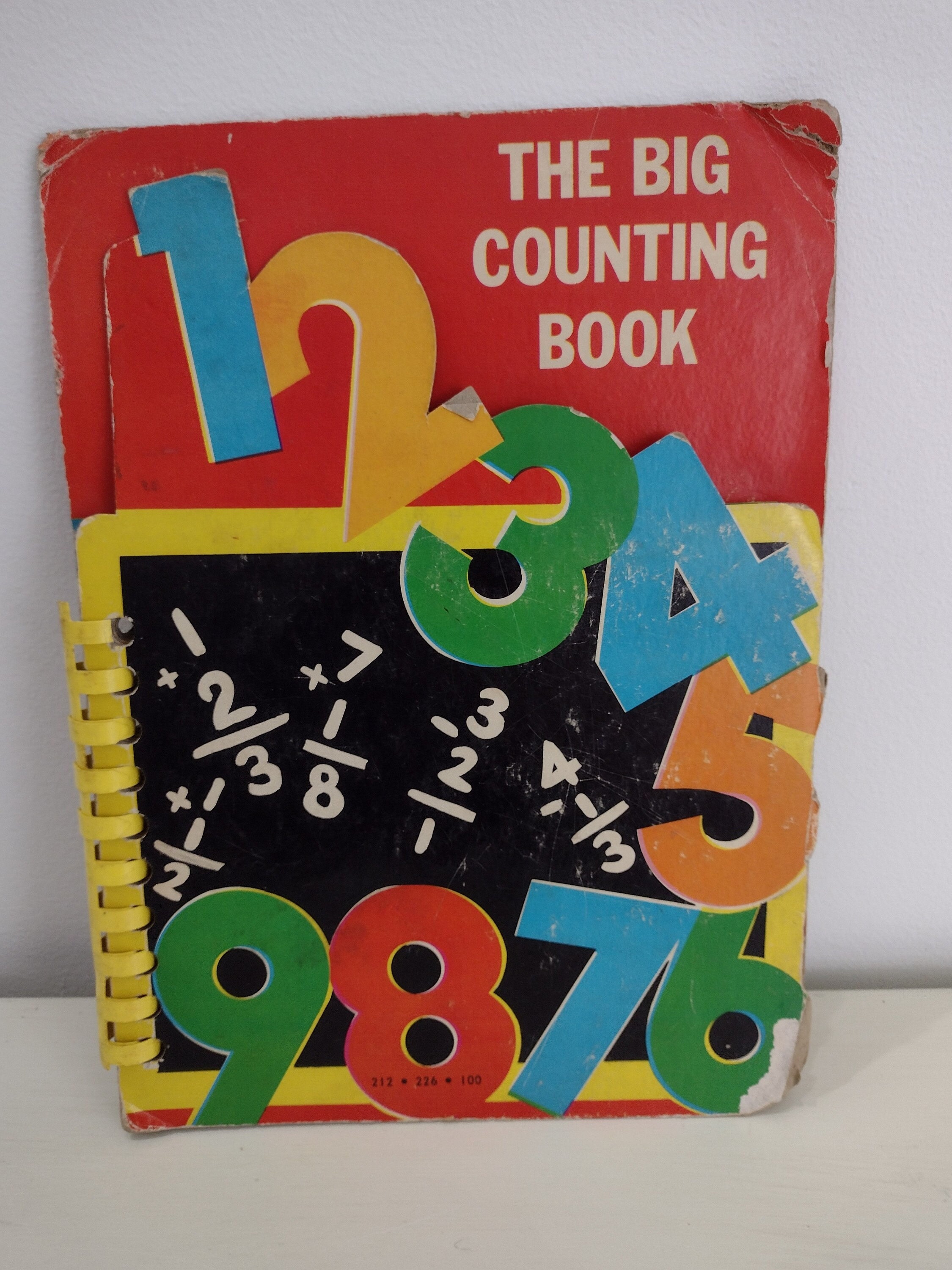 Vintage 1961 the Big Counting Book Pre-school Board Book in Rough ...