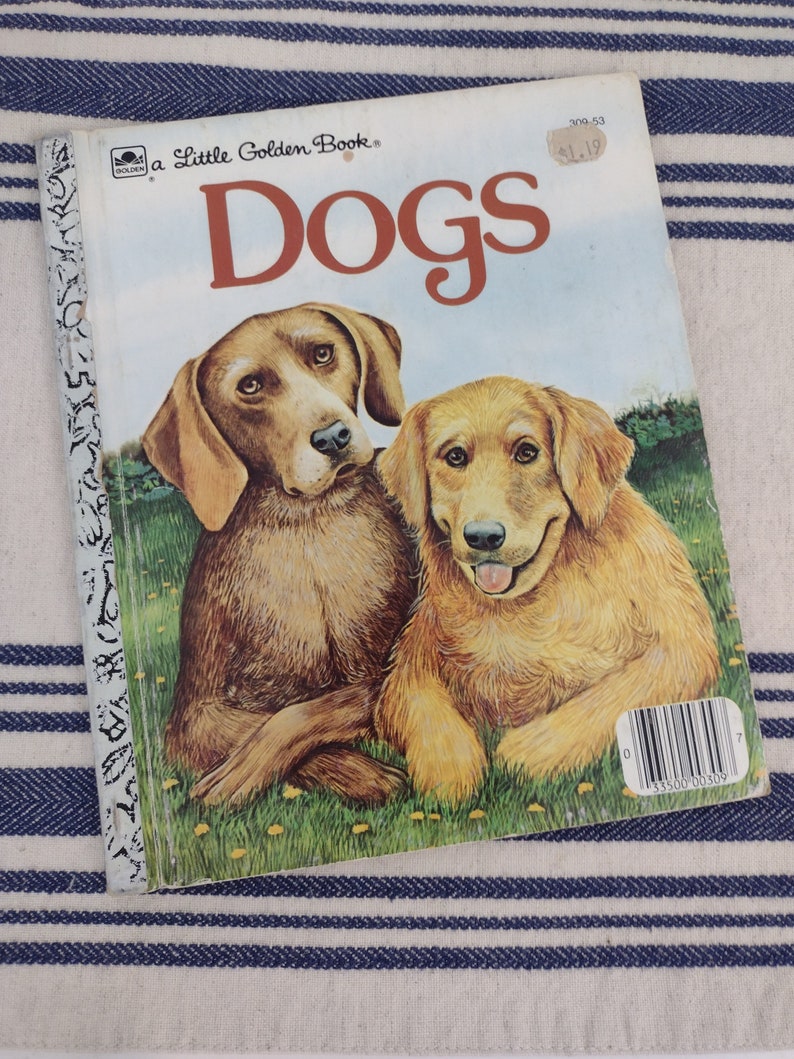 Little Golden Book DOGS 1983 by Jean Lewis - Etsy