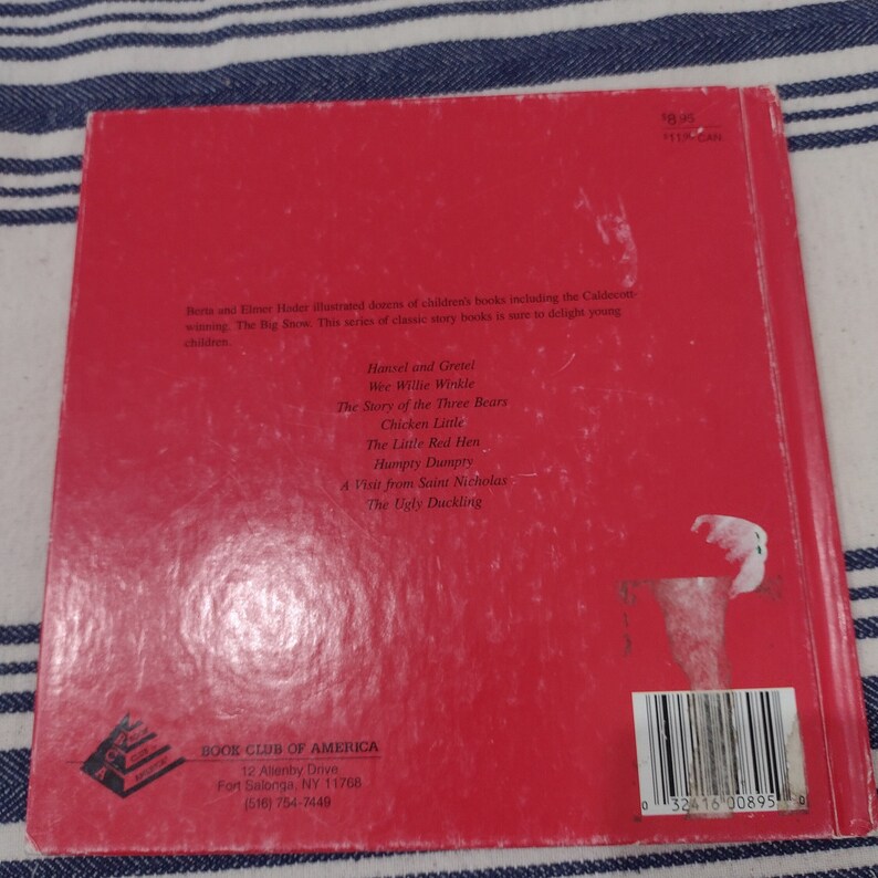 A Visit From Saint Nicholas Illustrated by Berta & Elmer Hader - Etsy