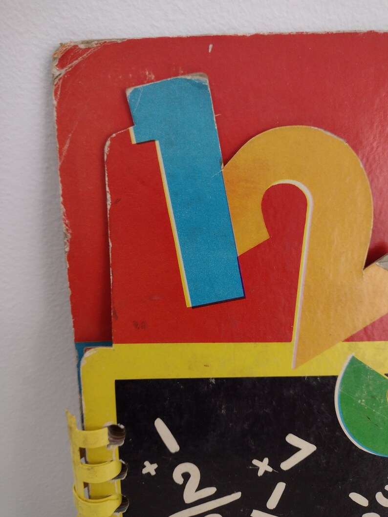 Vintage 1961 the Big Counting Book Pre-school Board Book in Rough ...