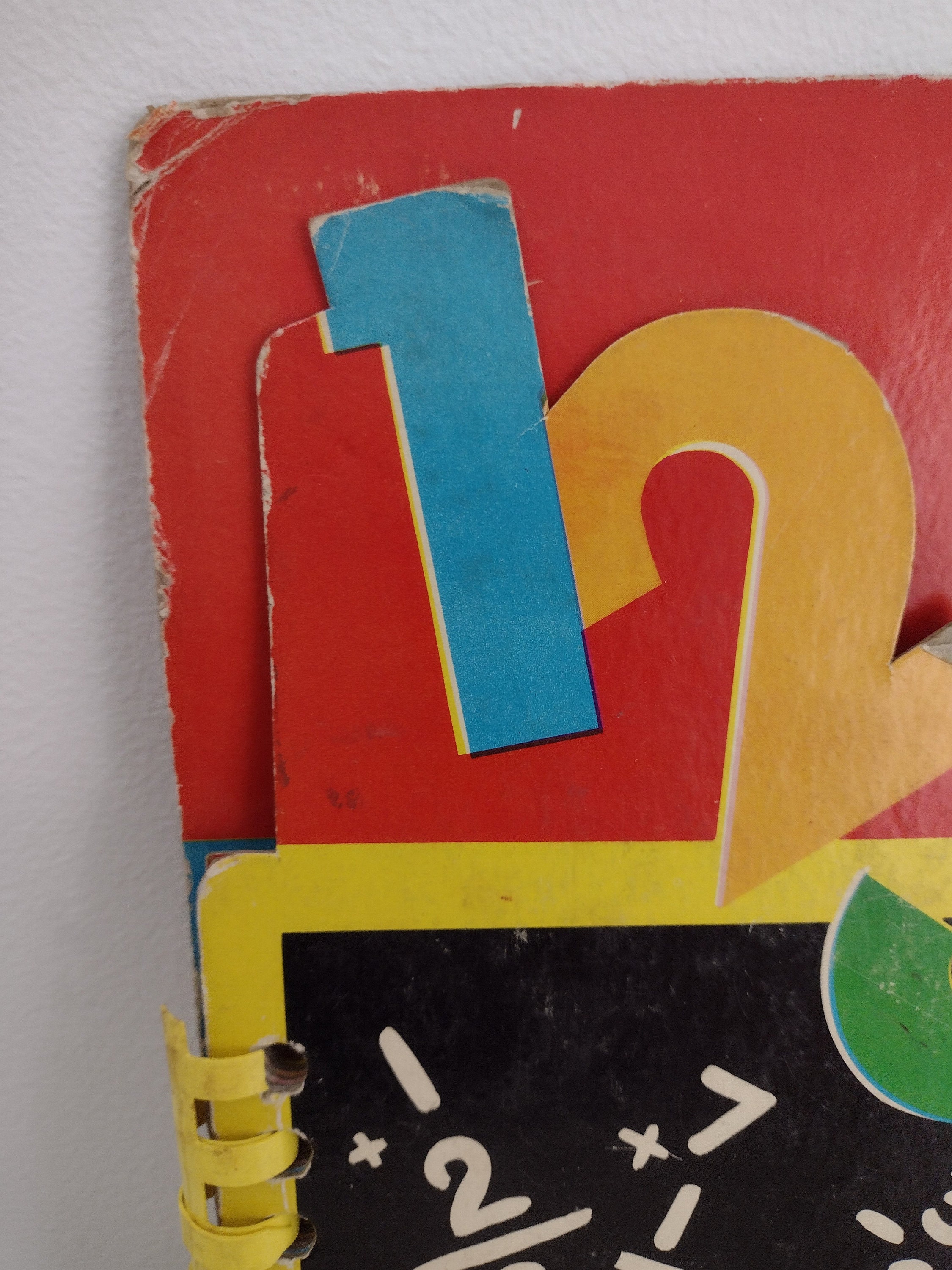 Vintage 1961 the Big Counting Book Pre-school Board Book in Rough ...