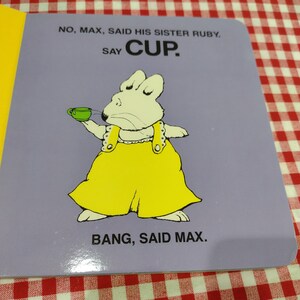 Max's First Word by Rosemary Wells - Board Book 1979 - Etsy