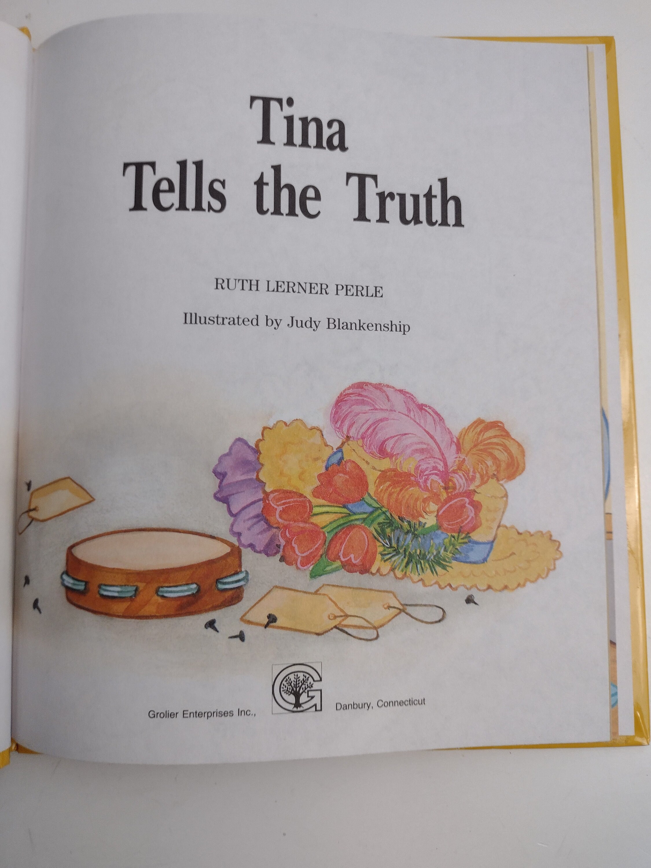 Alphapets Book Tina Tells the Truth 1991 Grolier - Etsy