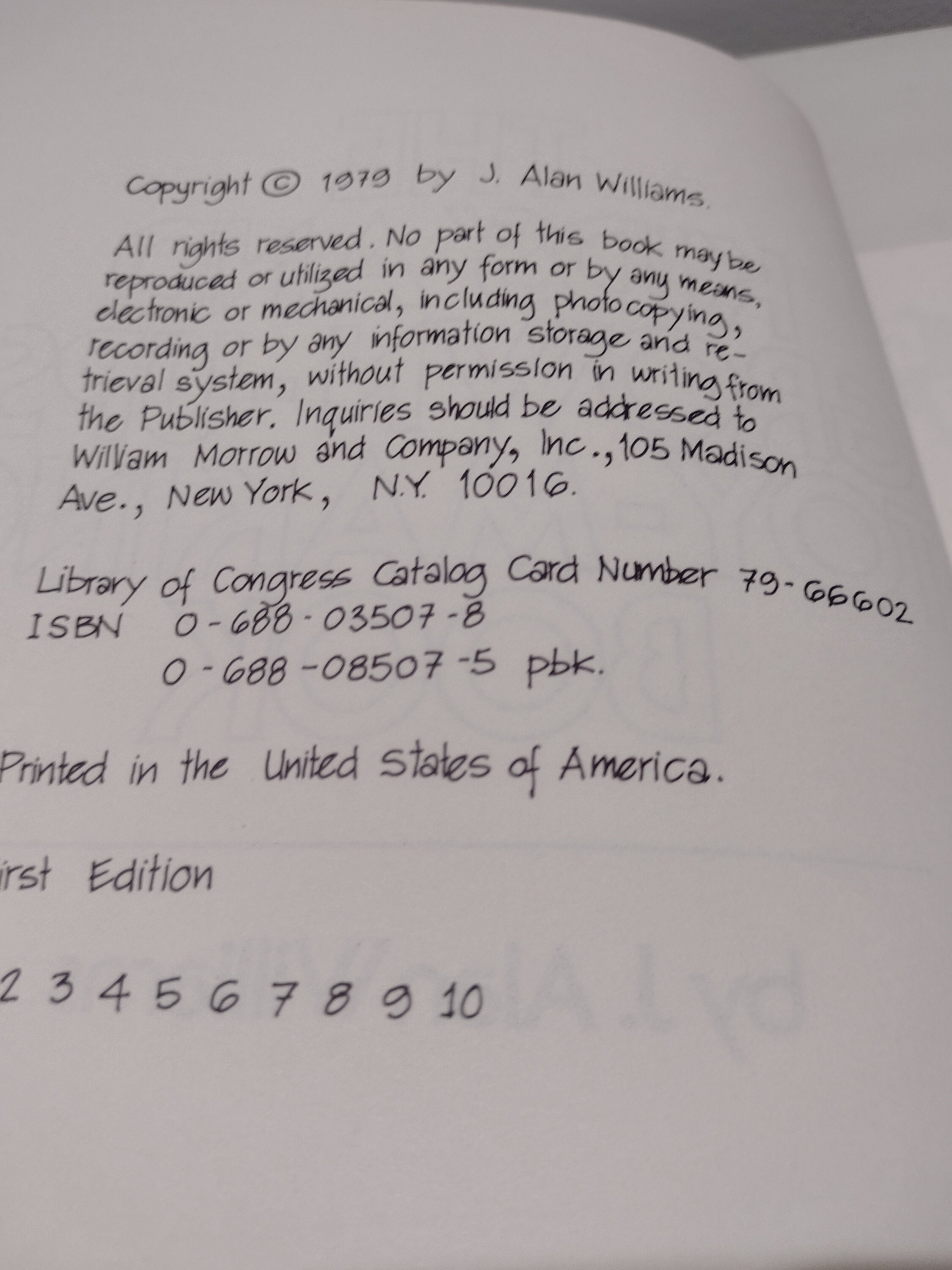 The Kids' and Grown-ups' Toy-making Book by J. Alan Williams 1979 ...