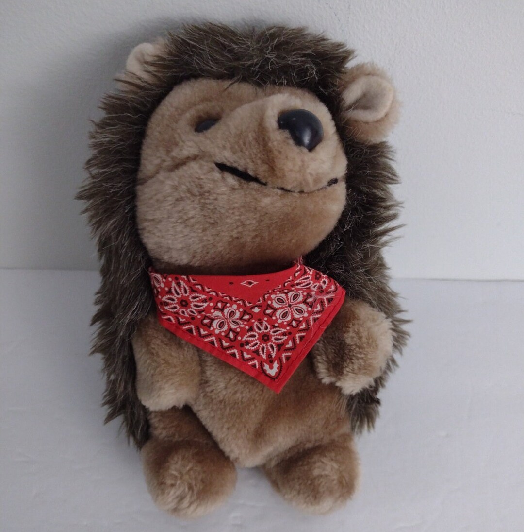1984 Vintage Avon Hand Puppet Herbert the Hedgehog With Neckerchief ...