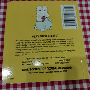 Max's First Word by Rosemary Wells Board Book 1979 - Etsy