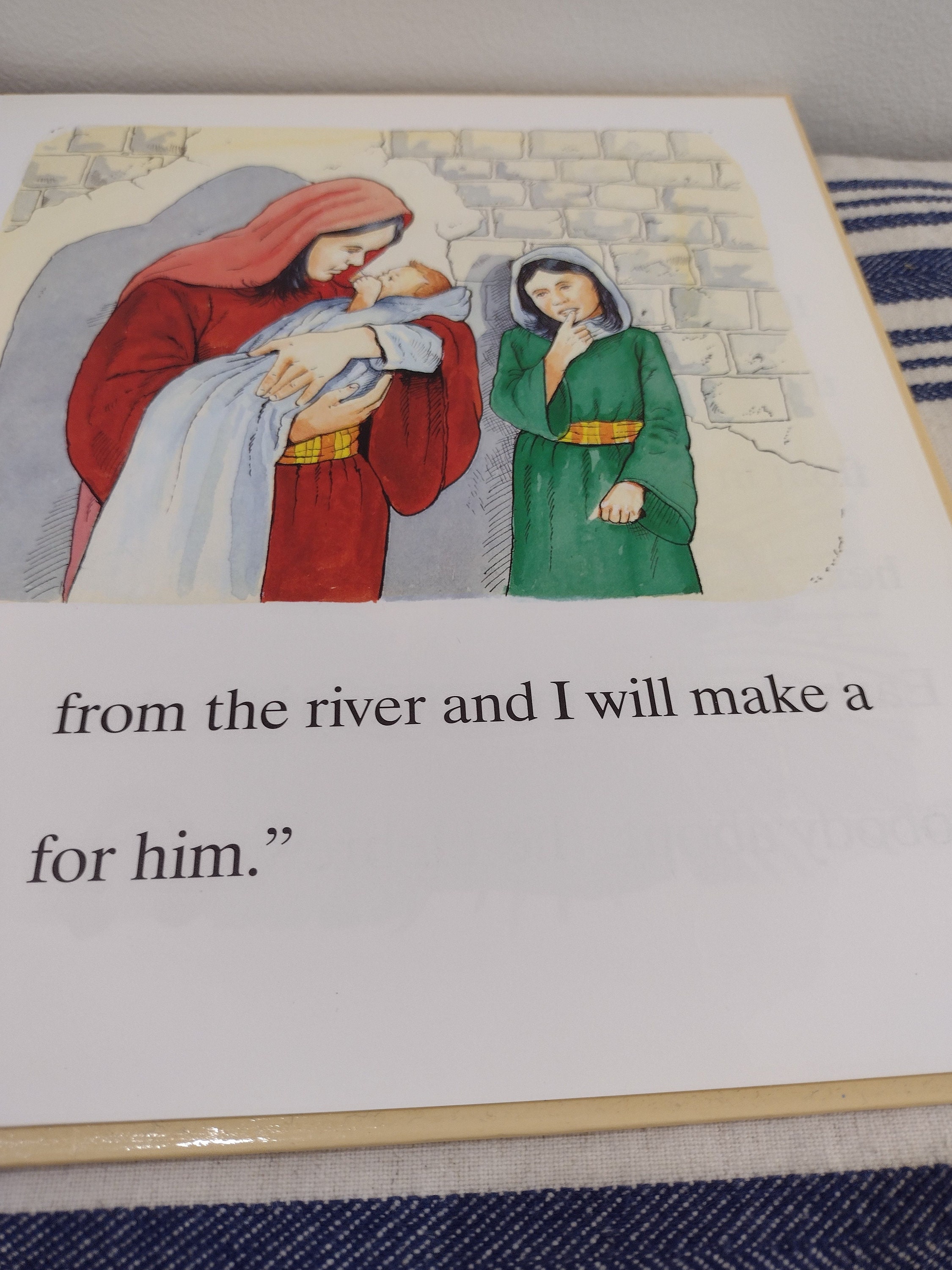 See and Say Storybook Rebus Style Moses in the Busrushes Read Along ...