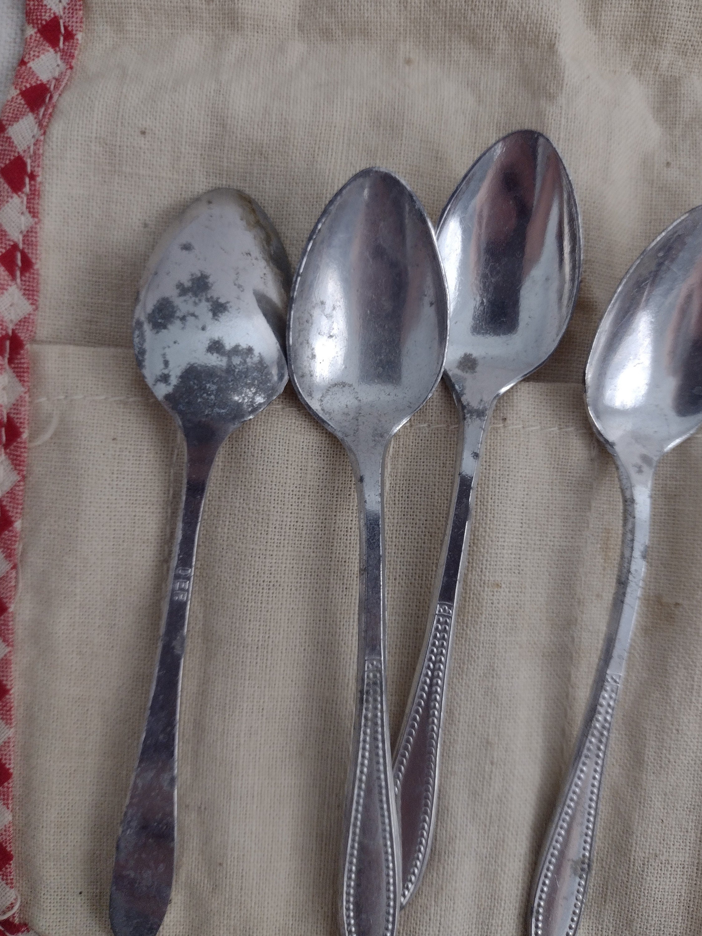 Vintage Children's Play Silverware Flatware Set in - Etsy