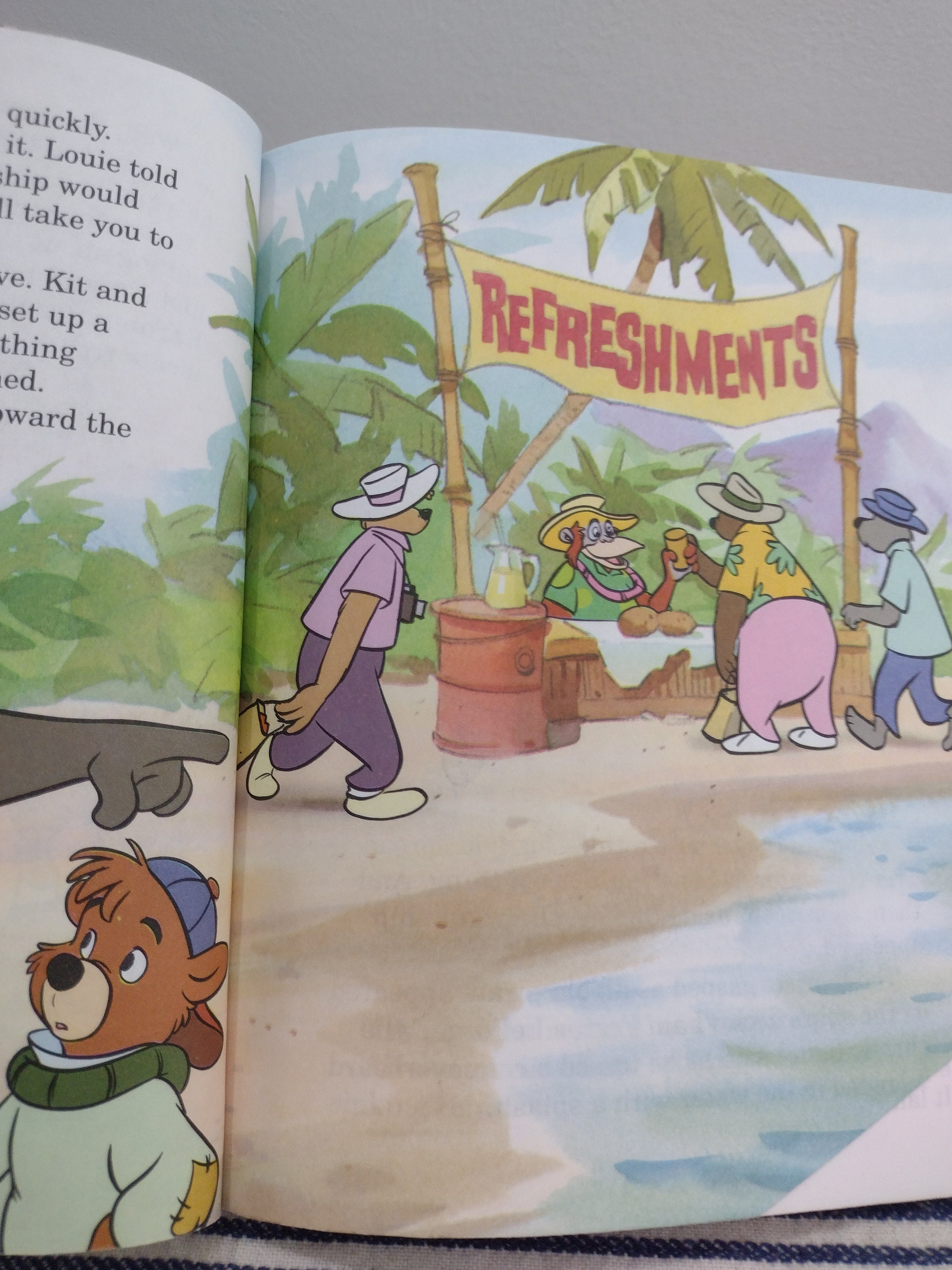 A Little Golden Book Disney's Talespin Ghost Ship 1991 - Etsy