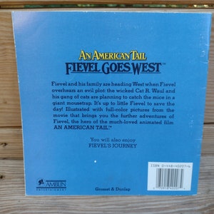 An American Tail Fievel Goes West - Fievel to the Rescue 1991 Paperback ...