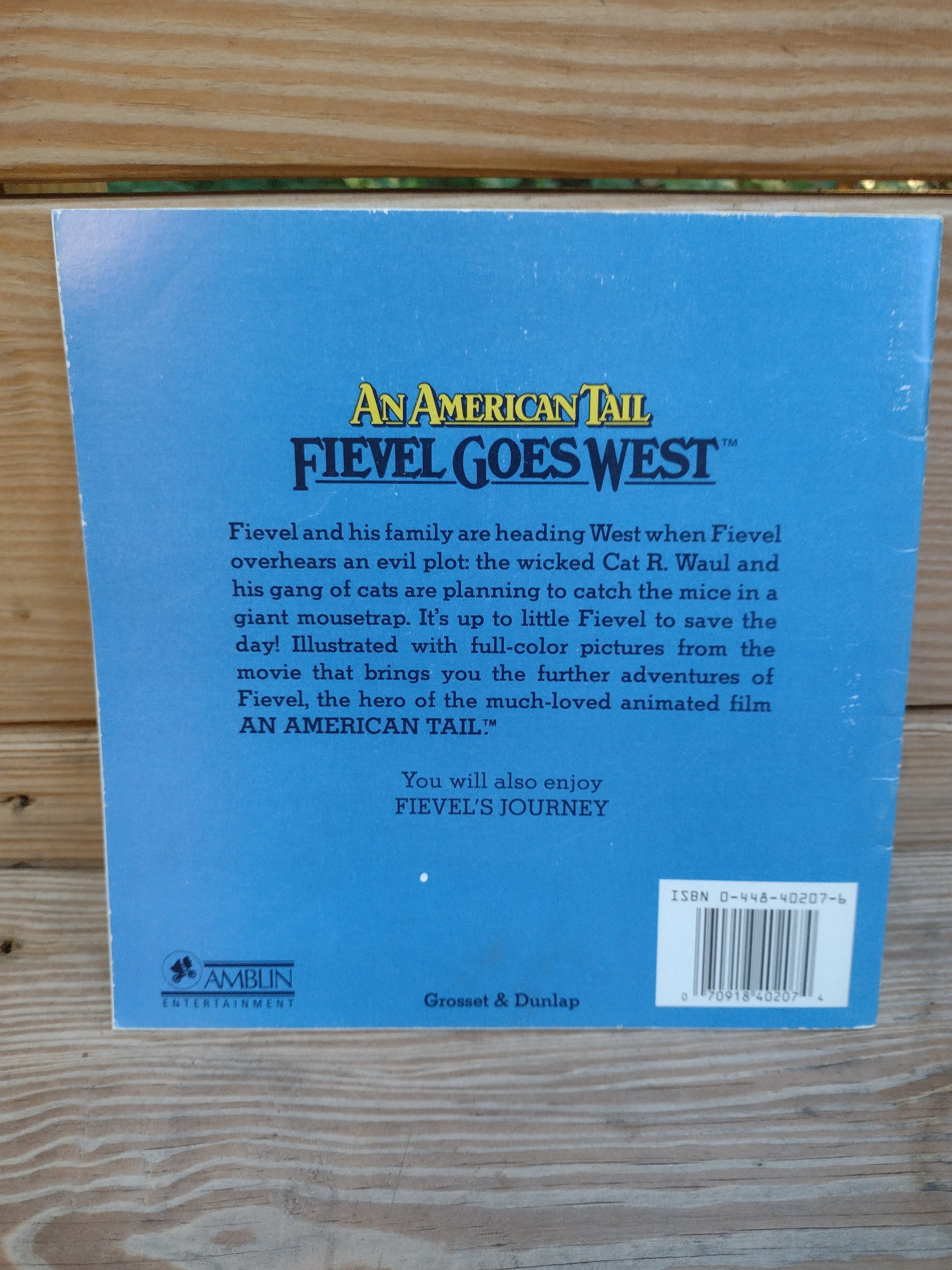 An American Tail Fievel Goes West - Fievel to the Rescue 1991 Paperback ...