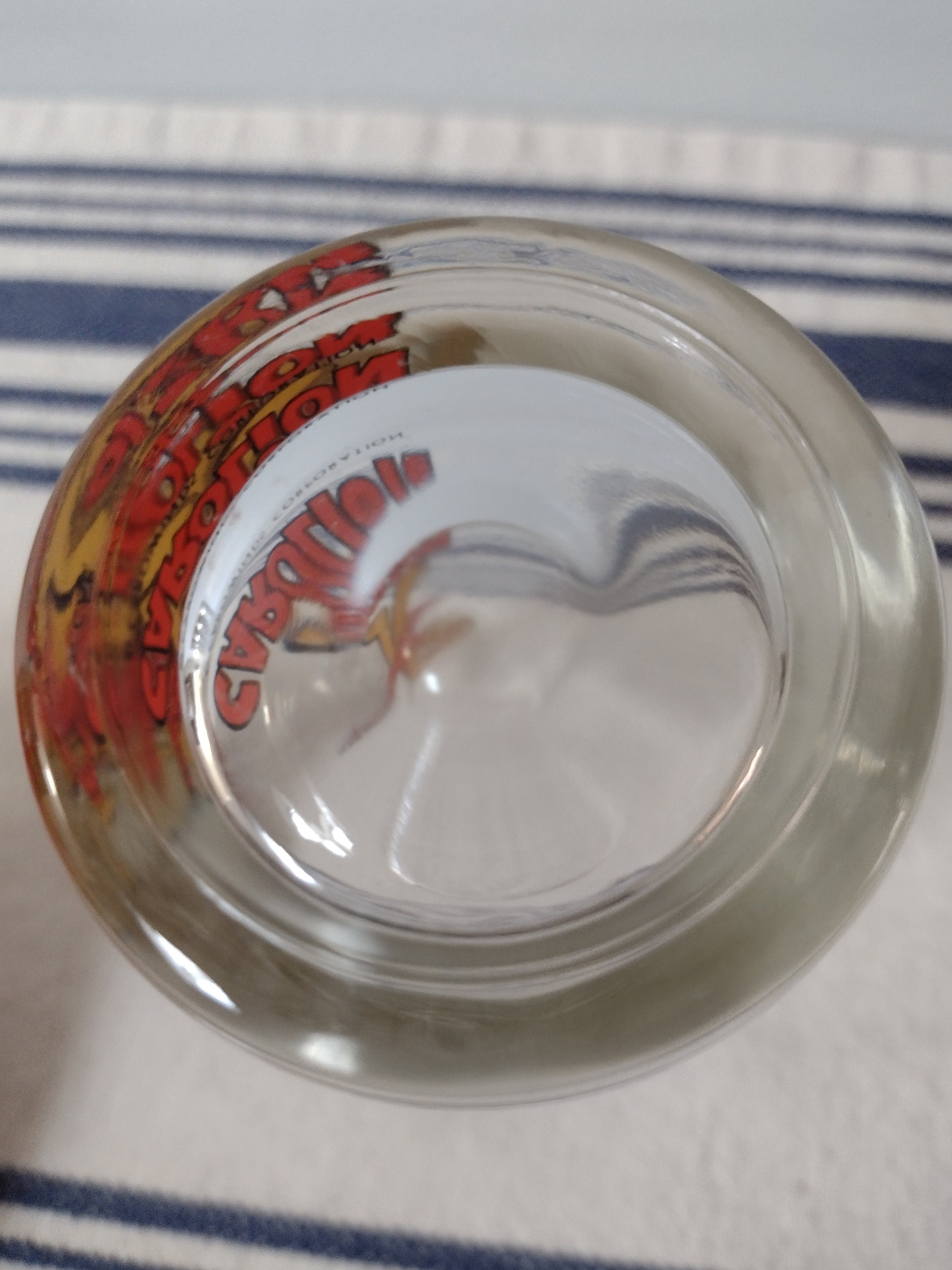 Vintage 1973 Carowinds CAROLION Character Drinking Glass Theme Park NC ...