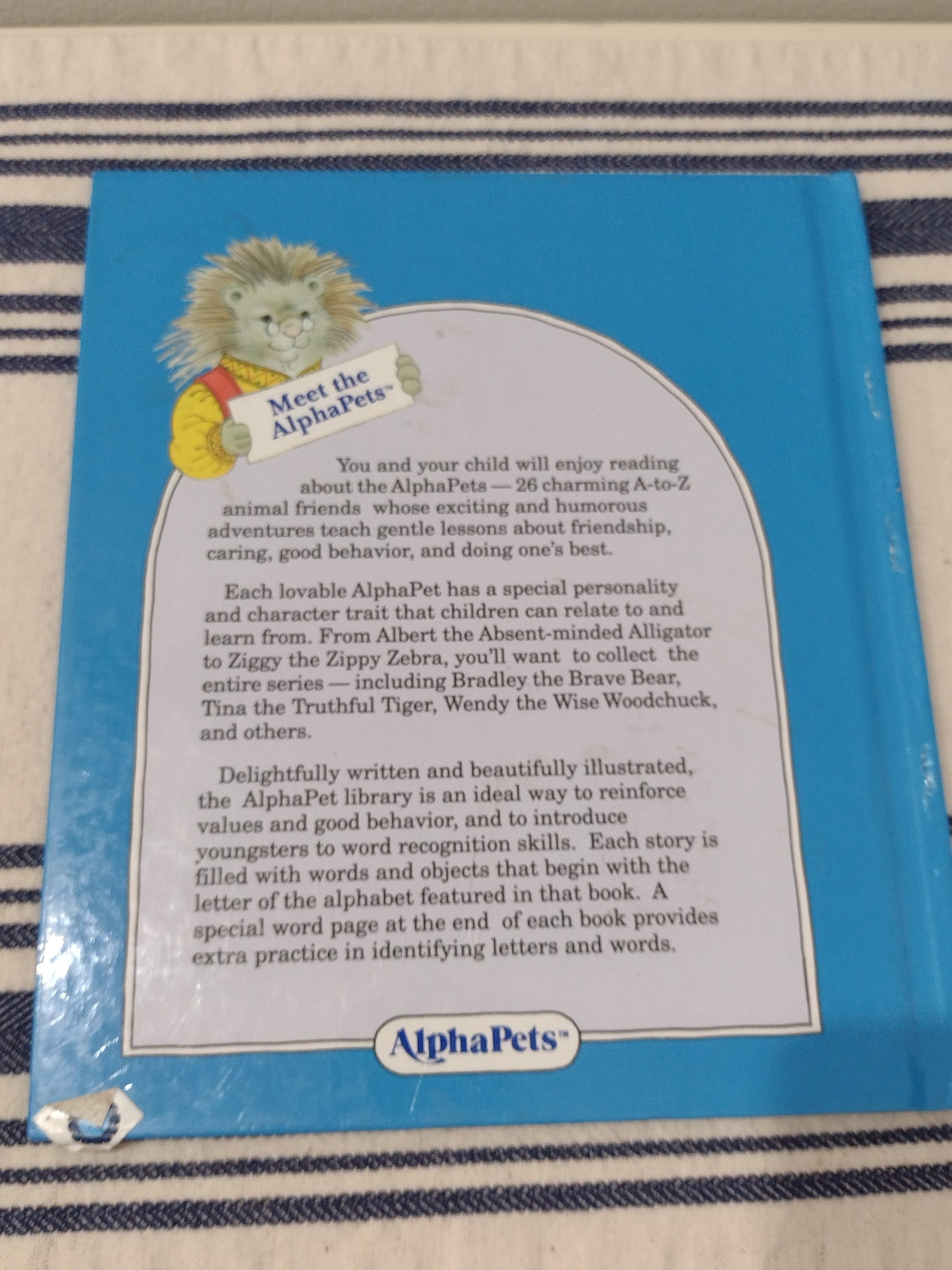 AlphaPets Book Gertie's Great Gifts 1990 Grolier Book Gertie la cabra ...