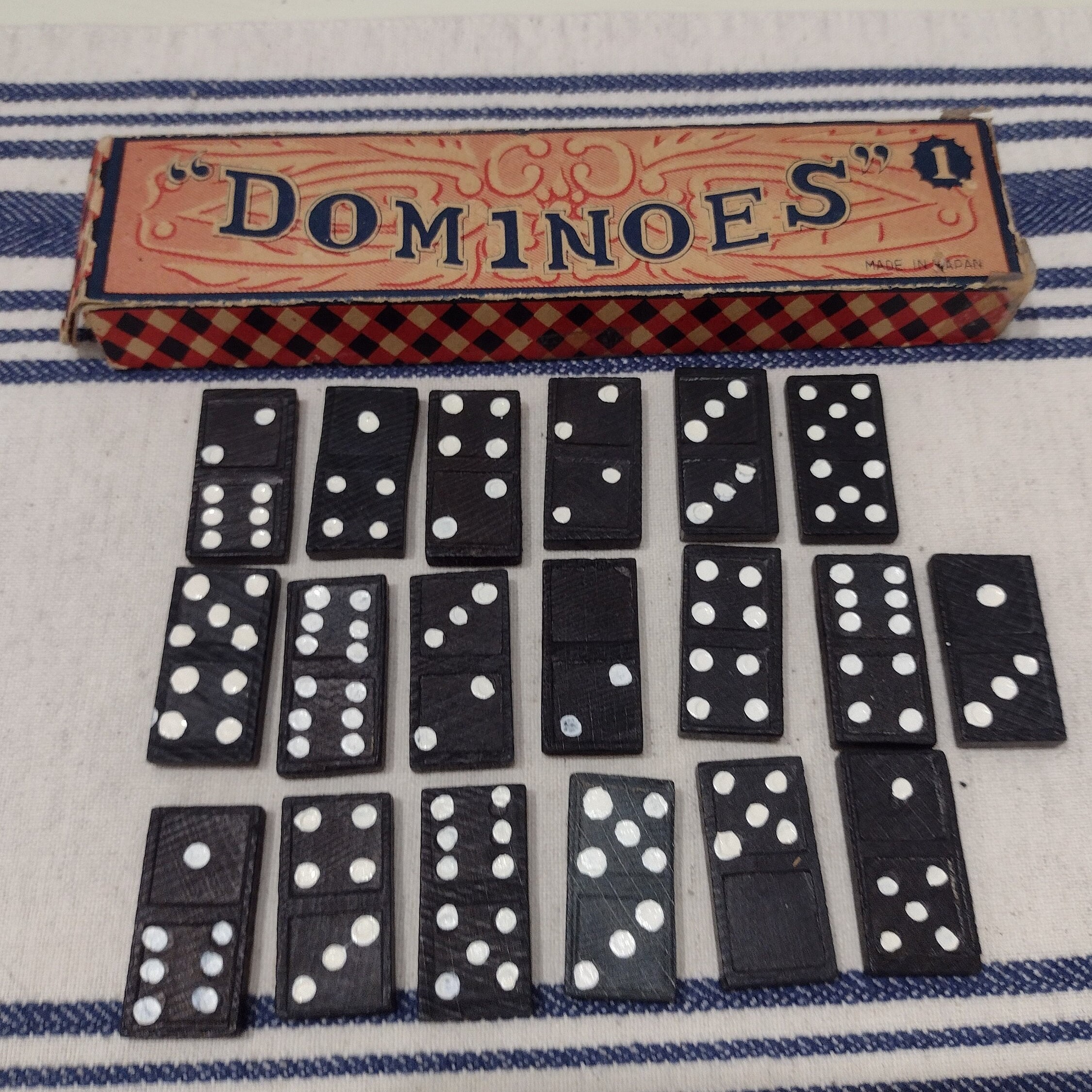 Vintage Small Dominoes in Box Made in Japan 19 Pieces - Etsy