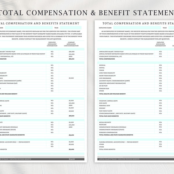 Human Resources Excel Template - Etsy