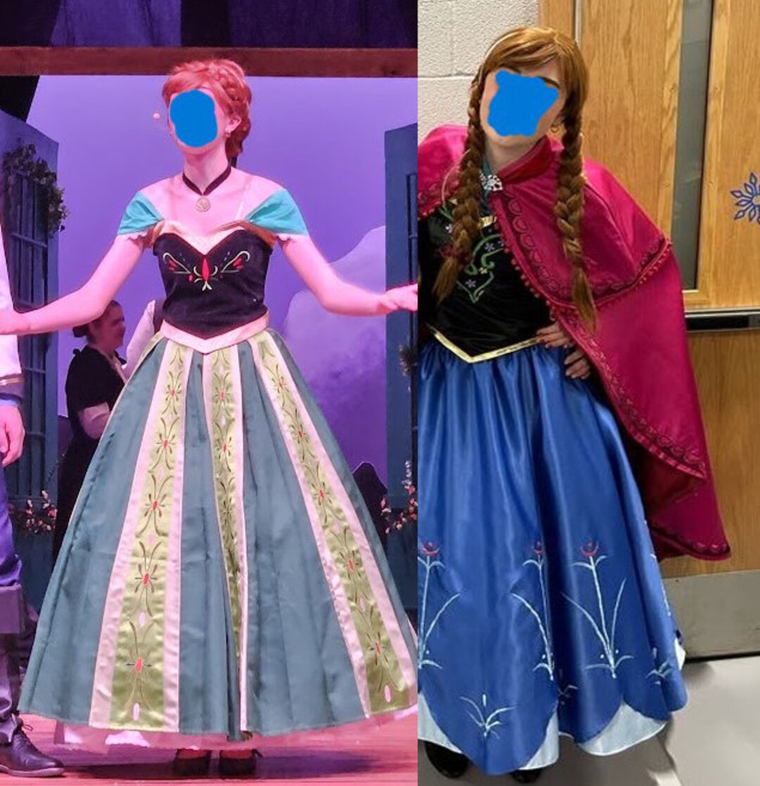 Complete Anna Costume Cosplay, Musical, Broadway Frozen - Etsy