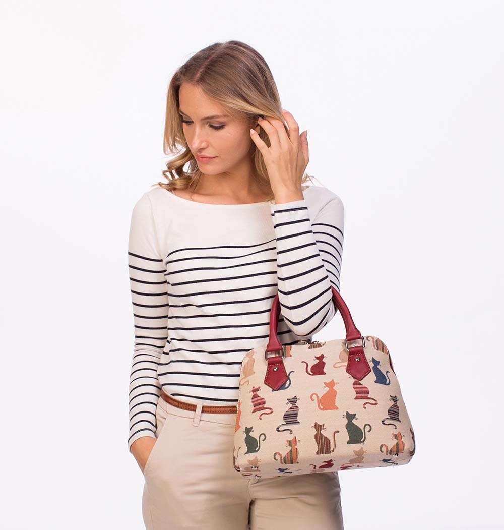 Signare Tapestry Cheeky Cat Convertible Bag - Etsy