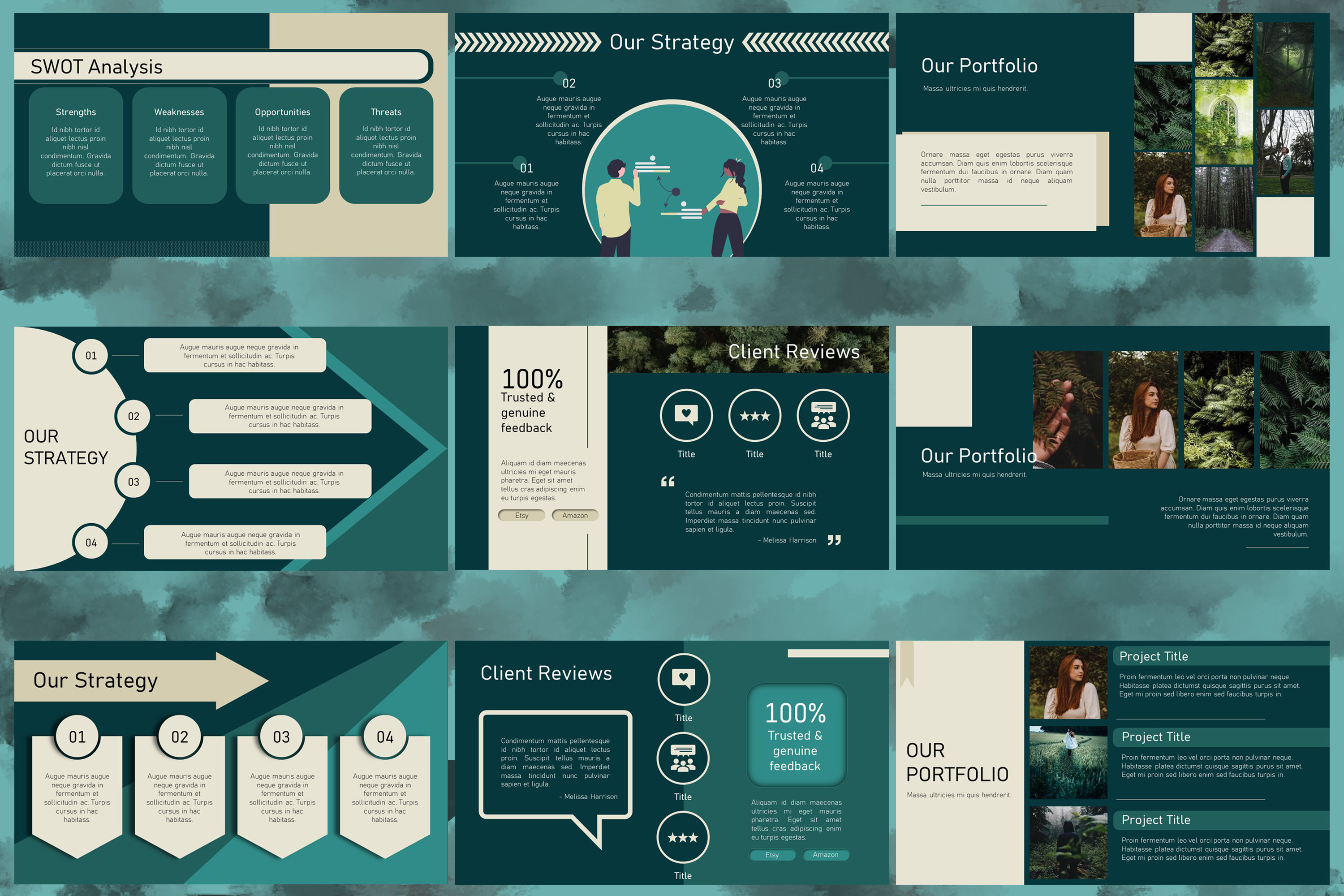 Emerald Green Business Powerpoint Template - Business | Pitch ...