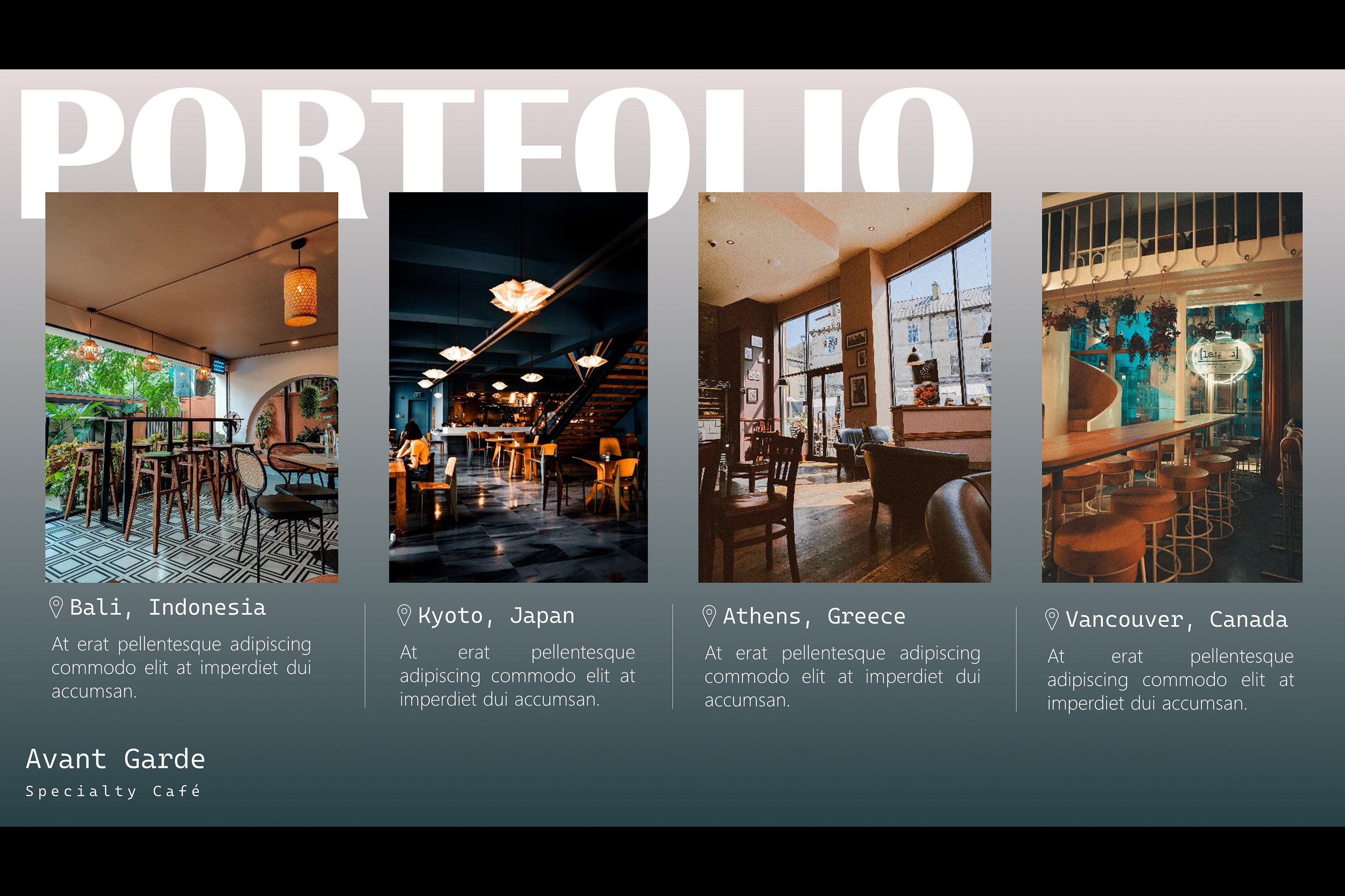 Simple, Clean Business Portfolio Template - Etsy